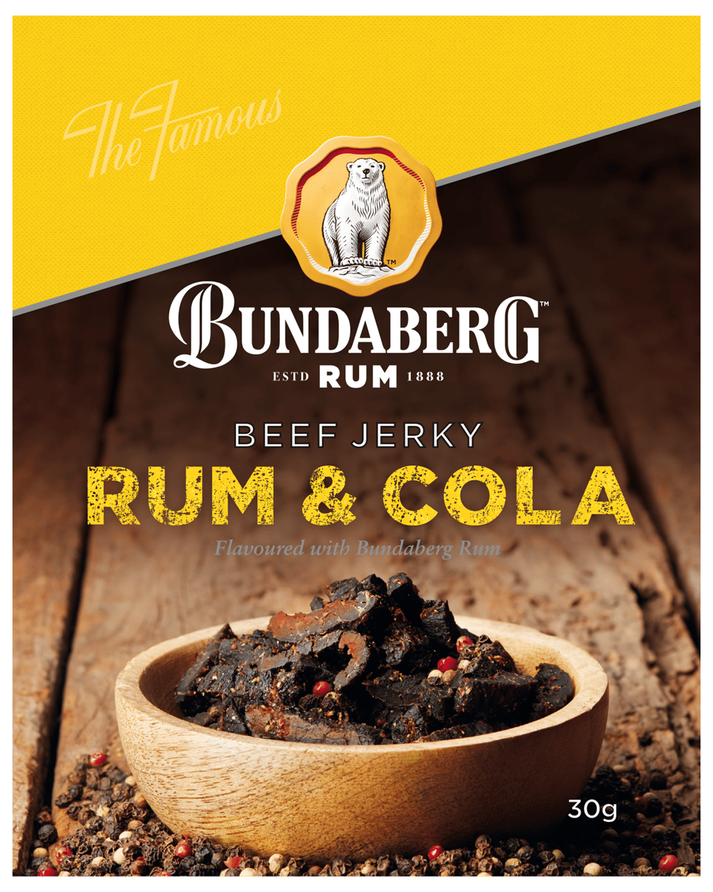 Buy Bundaberg Beef Jerky - Rum & Cola - 30g Online @Lowest Price