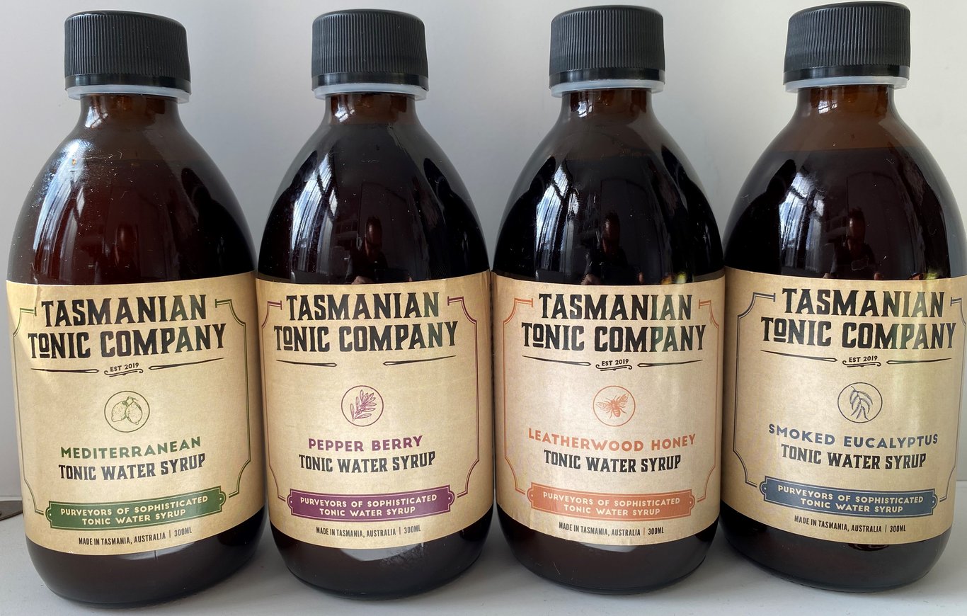 Buy Tasmanian Tonic Company Tonic Water Syrups 4 Pack 300ml Online ...