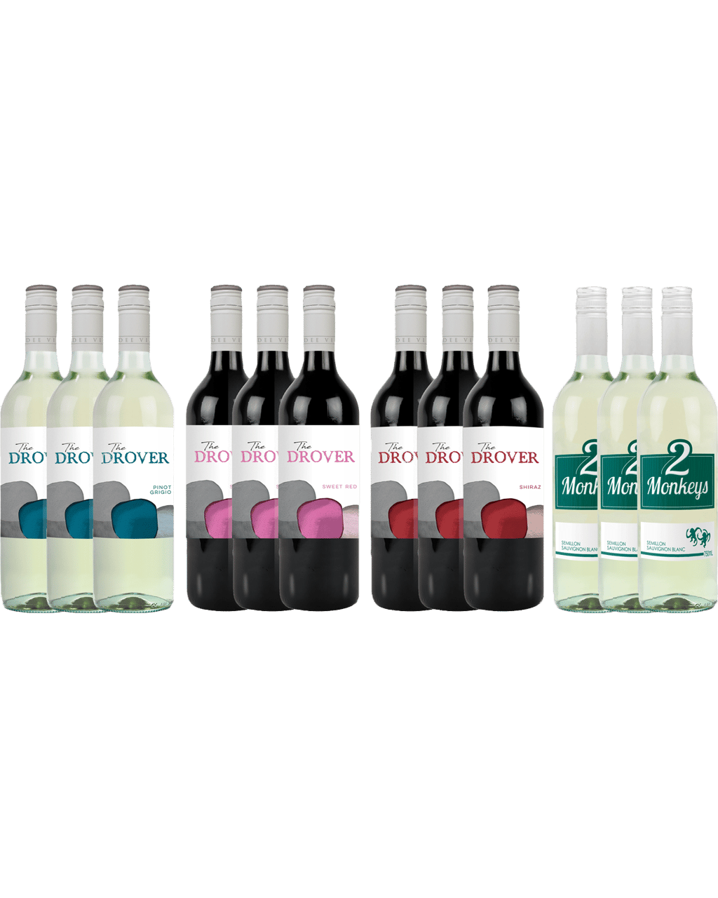 Buy Dee Vine Mixed Red And White Dozen Online @Lowest Price