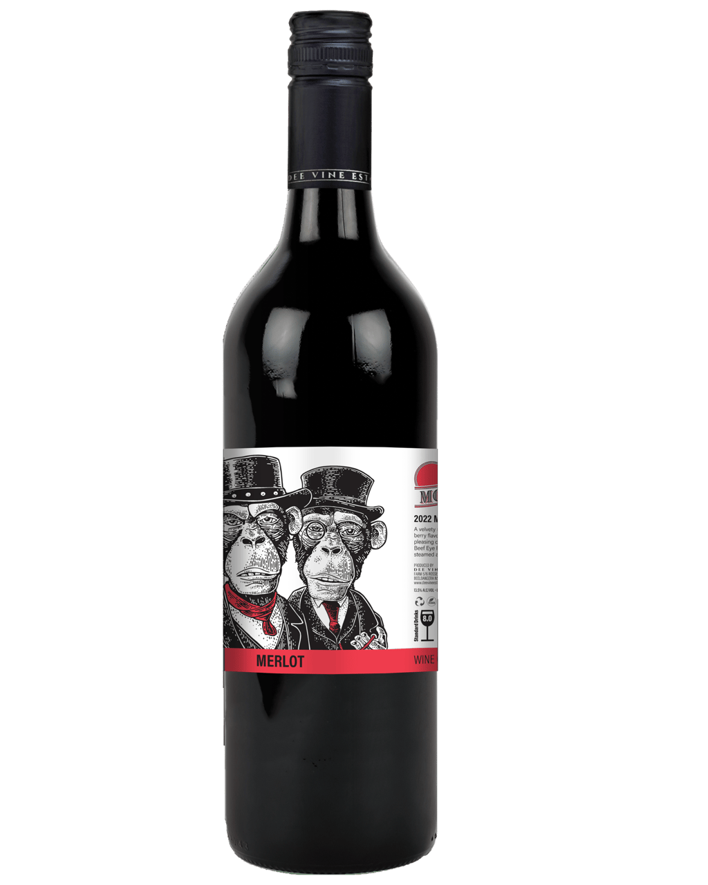 Buy 2 Monkey Riverina Merlot 2021 Online (Lowest Price Guarantee): Best ...