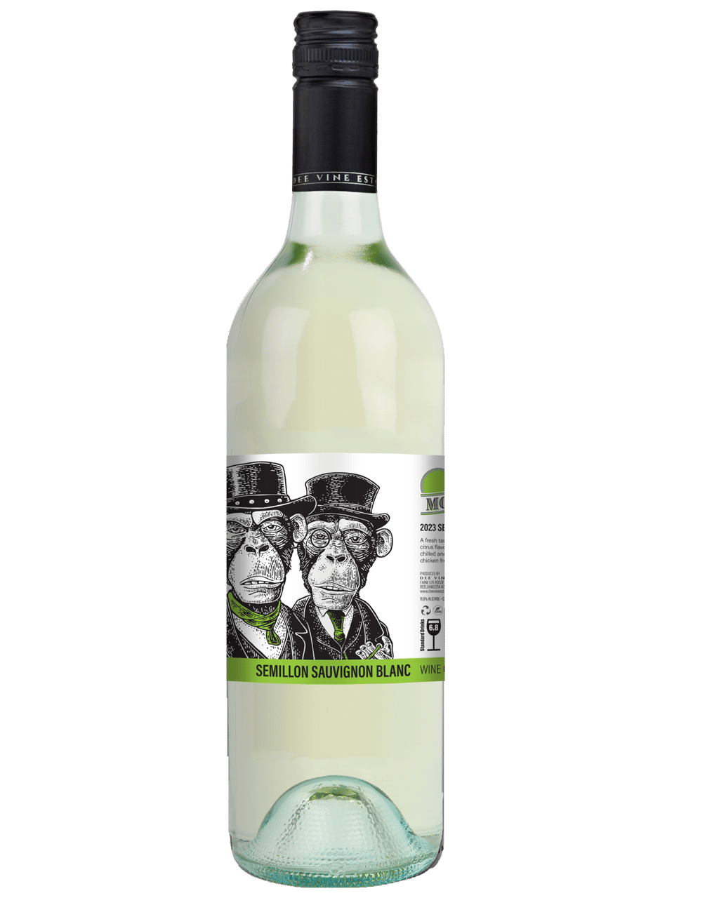 2 Monkey Riverina Semillon Sauvignon Blanc 2021 - Boozy