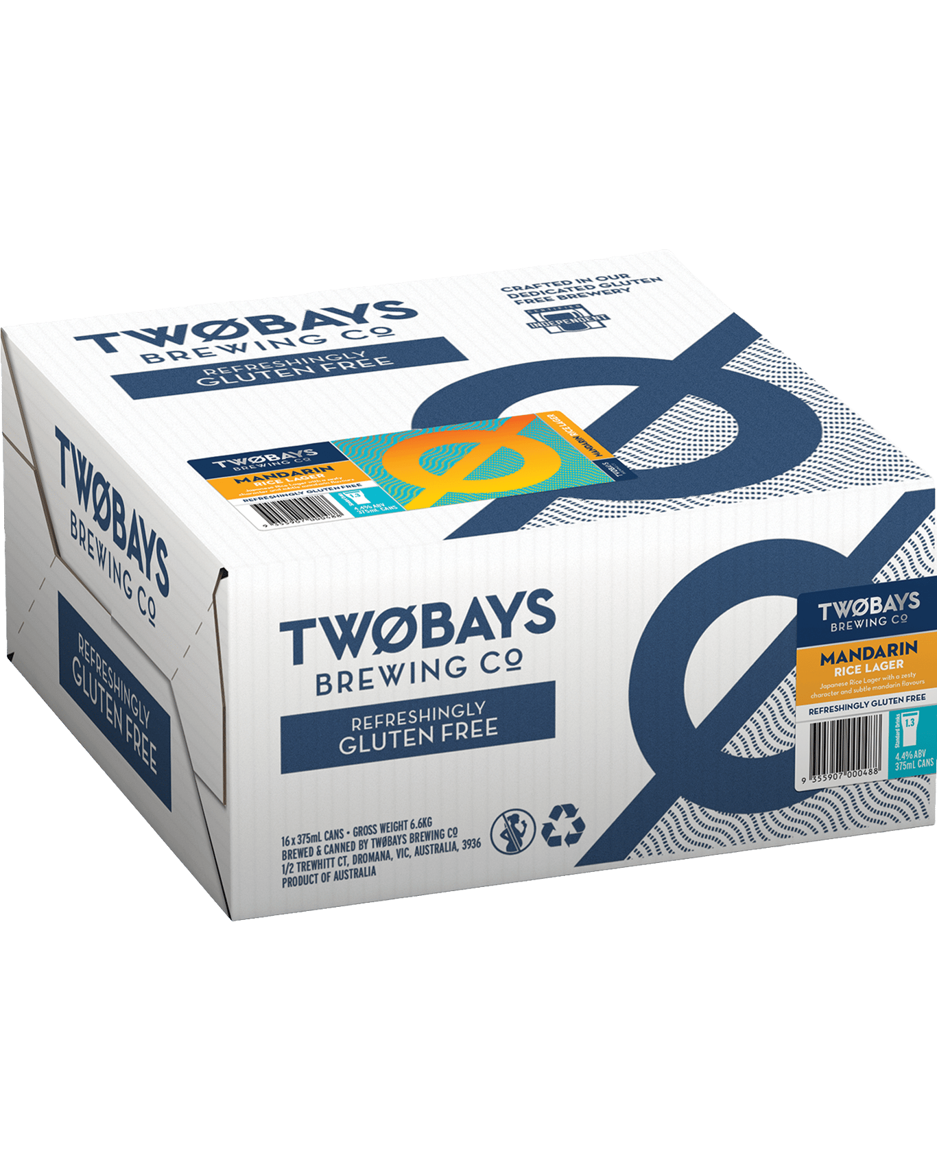 Buy Two Bays Brewing Co. Mandarin Rice Lager 375ml Online @Lowest Price