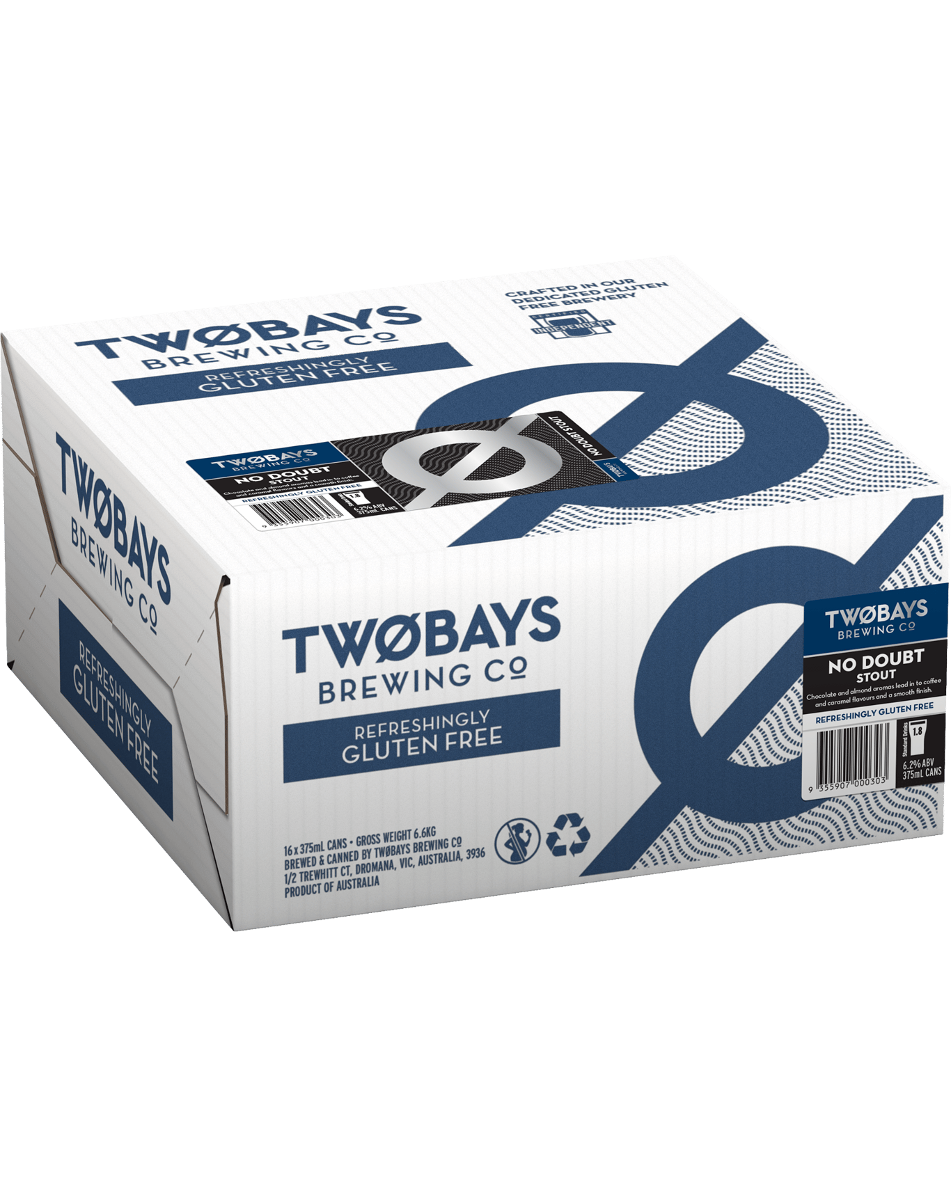 Buy Two Bays Brewery Co. Gluten Free No Doubt Stout 375ml Online ...