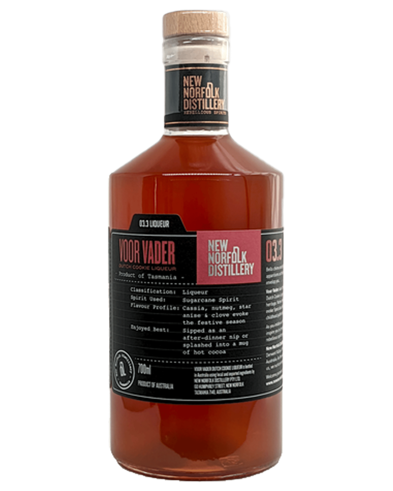 Buy New Norfolk Distillery Voor Vader Dutch Cookie Liqueur 700ml Online ...
