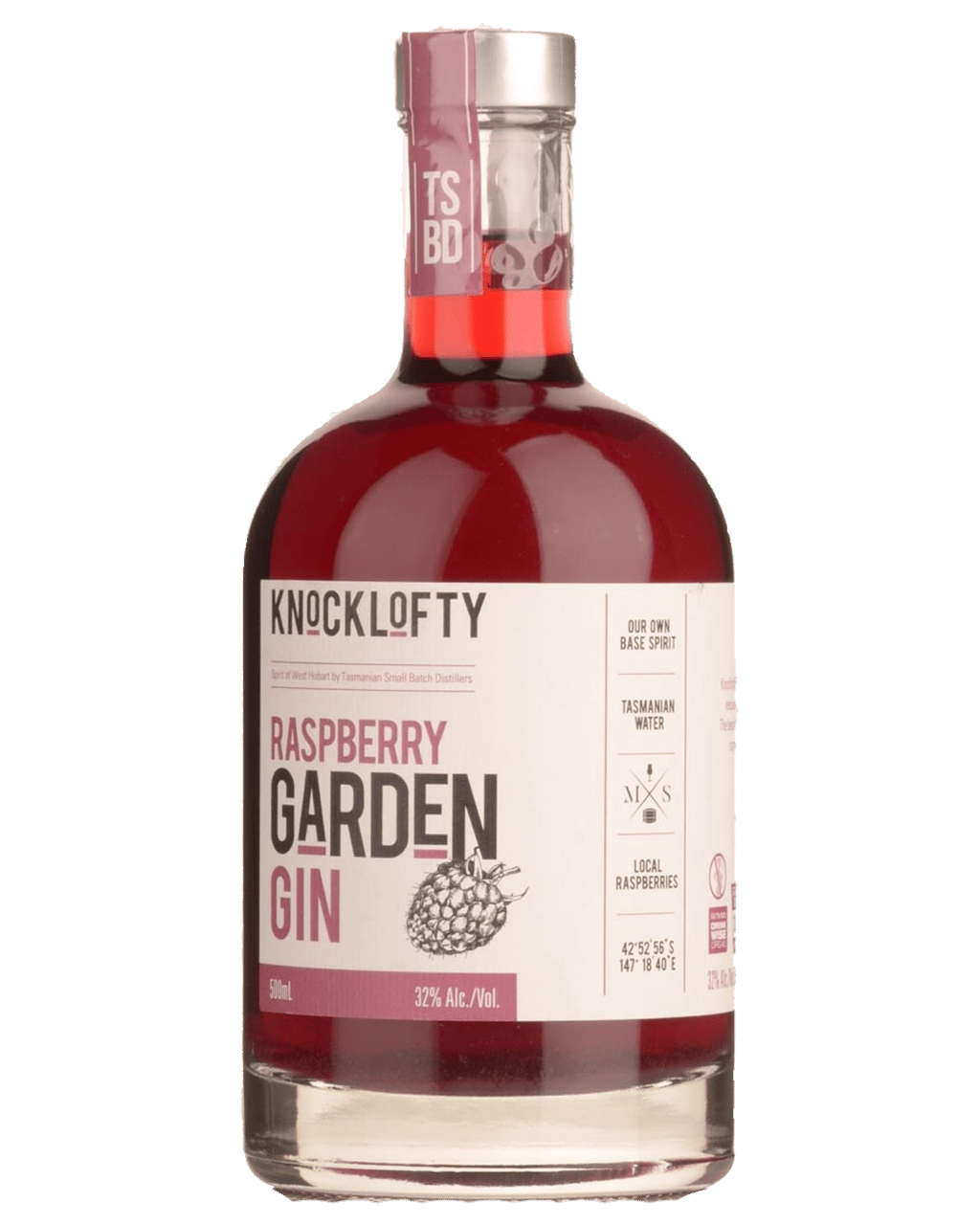 Buy Knocklofty Tasmanian Raspberry Garden Gin 500ml Online @Lowest Price