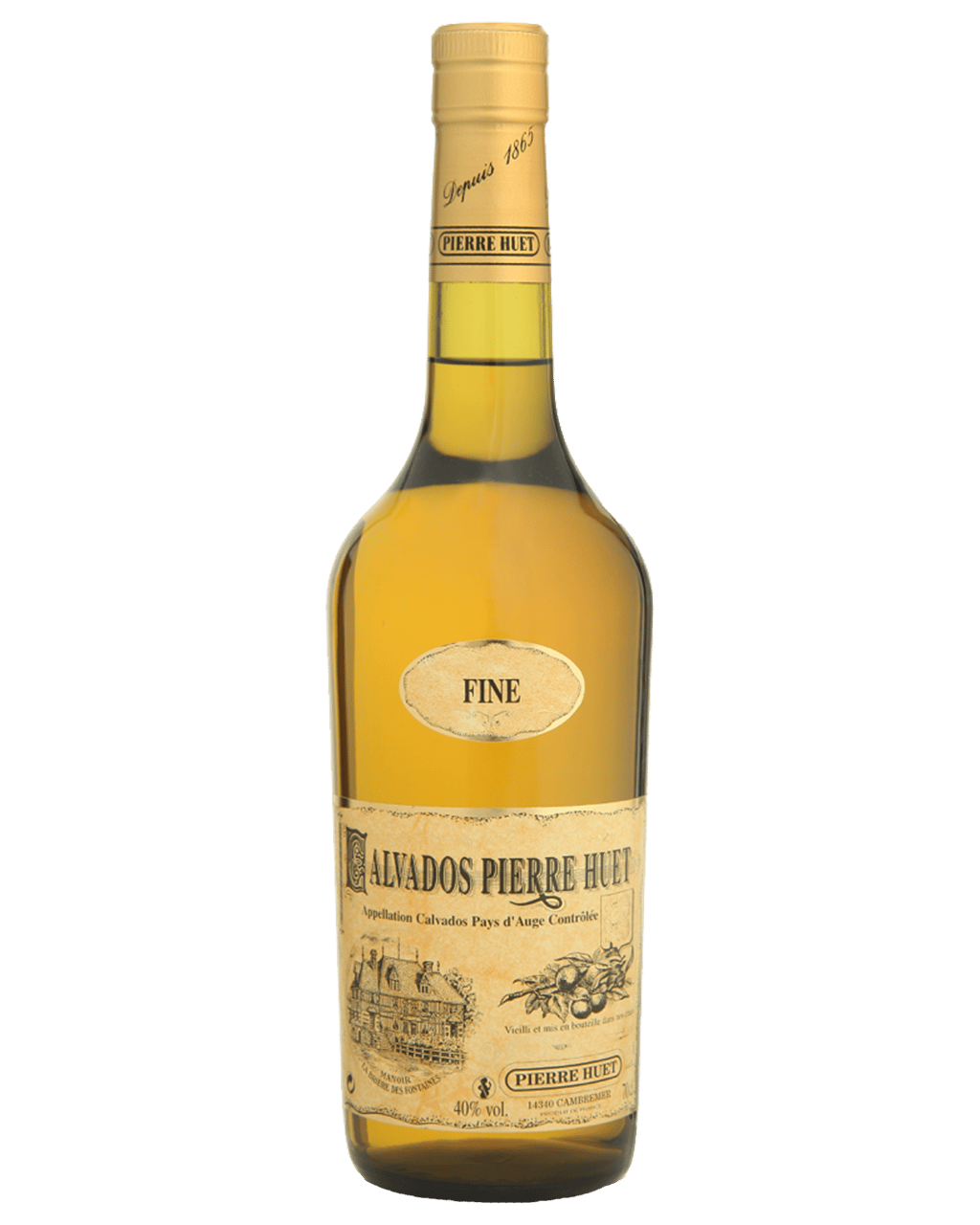 Buy Calvados Pierre Huet Fine 2 To 3 Years 350ml Bottle Online @Lowest ...