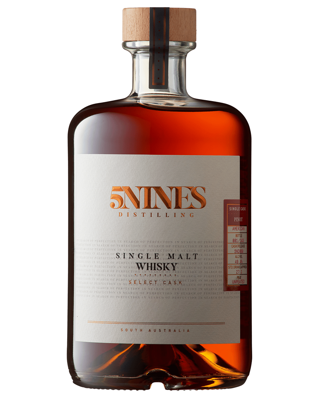 Buy 5nines Distilling Single Malt Whisky - Single Cask - Chardonnay ...