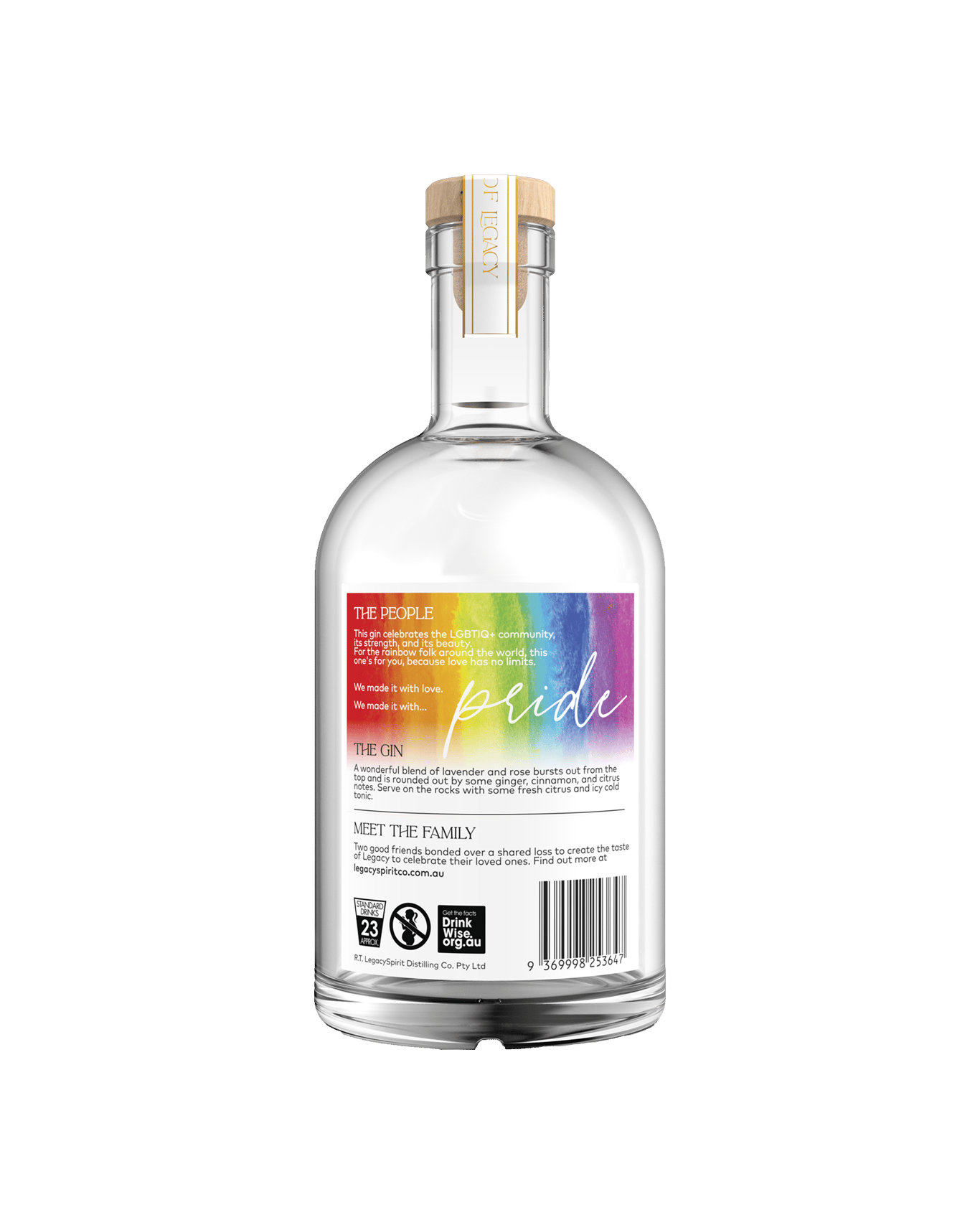 Buy R.t. Legacy Spirit Distilling Co Pride Classic Dry Gin 700ml Online ...