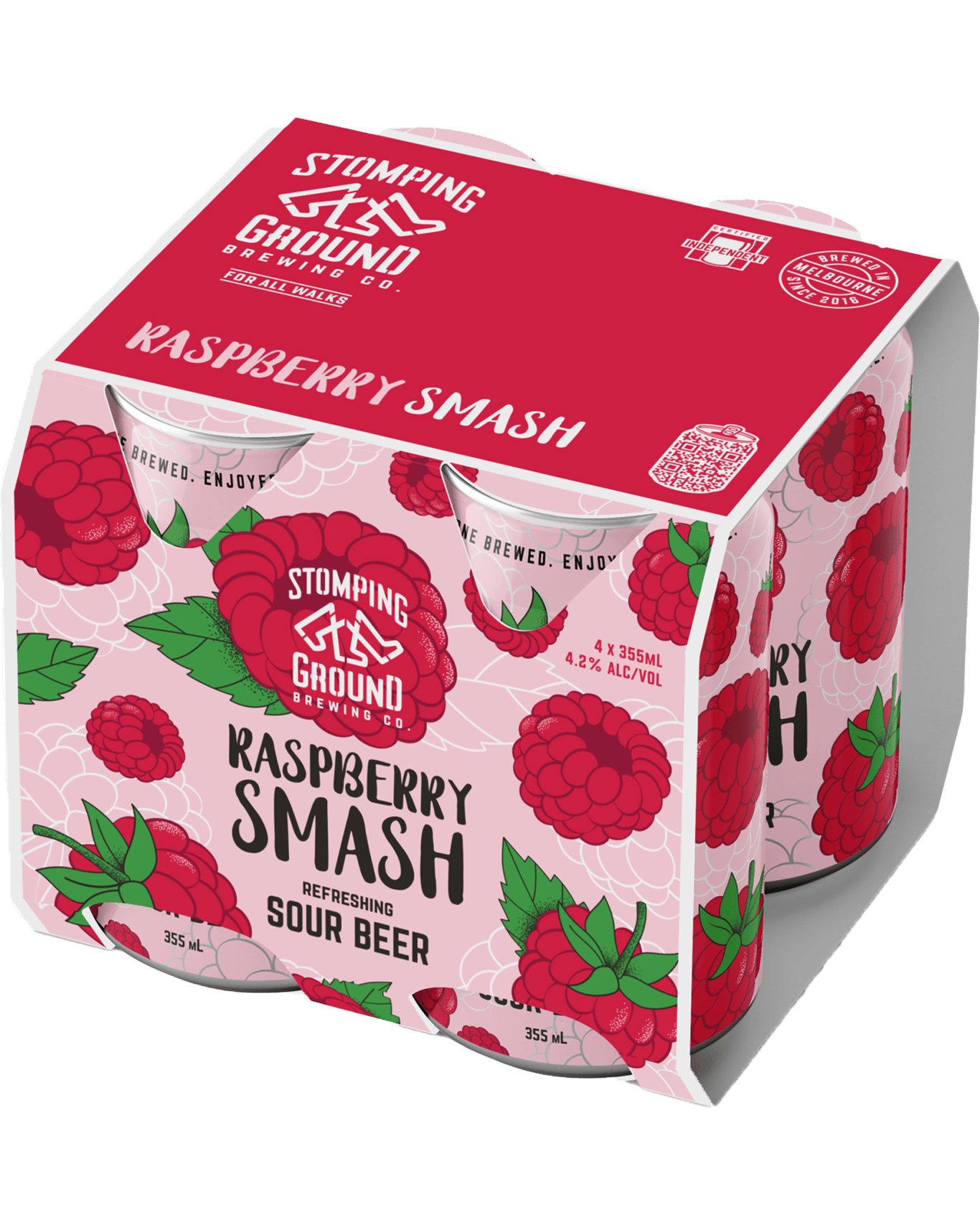 Buy Stomping Ground Raspberry Smash Can 355ml Online @Lowest Price