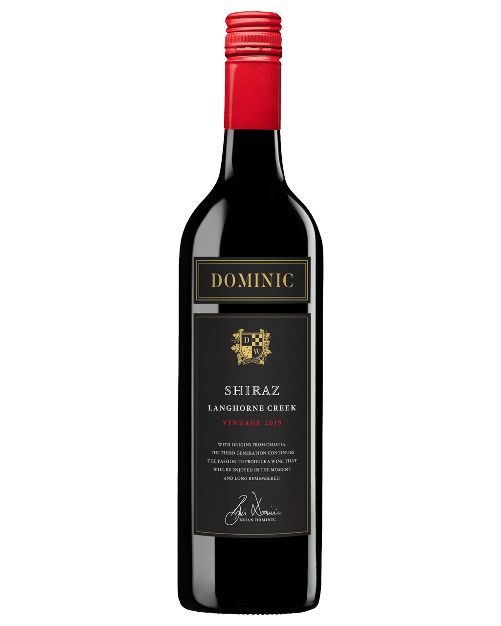Buy Dominic Wines Black Label Langhorne Creek Shiraz Online @Lowest Price