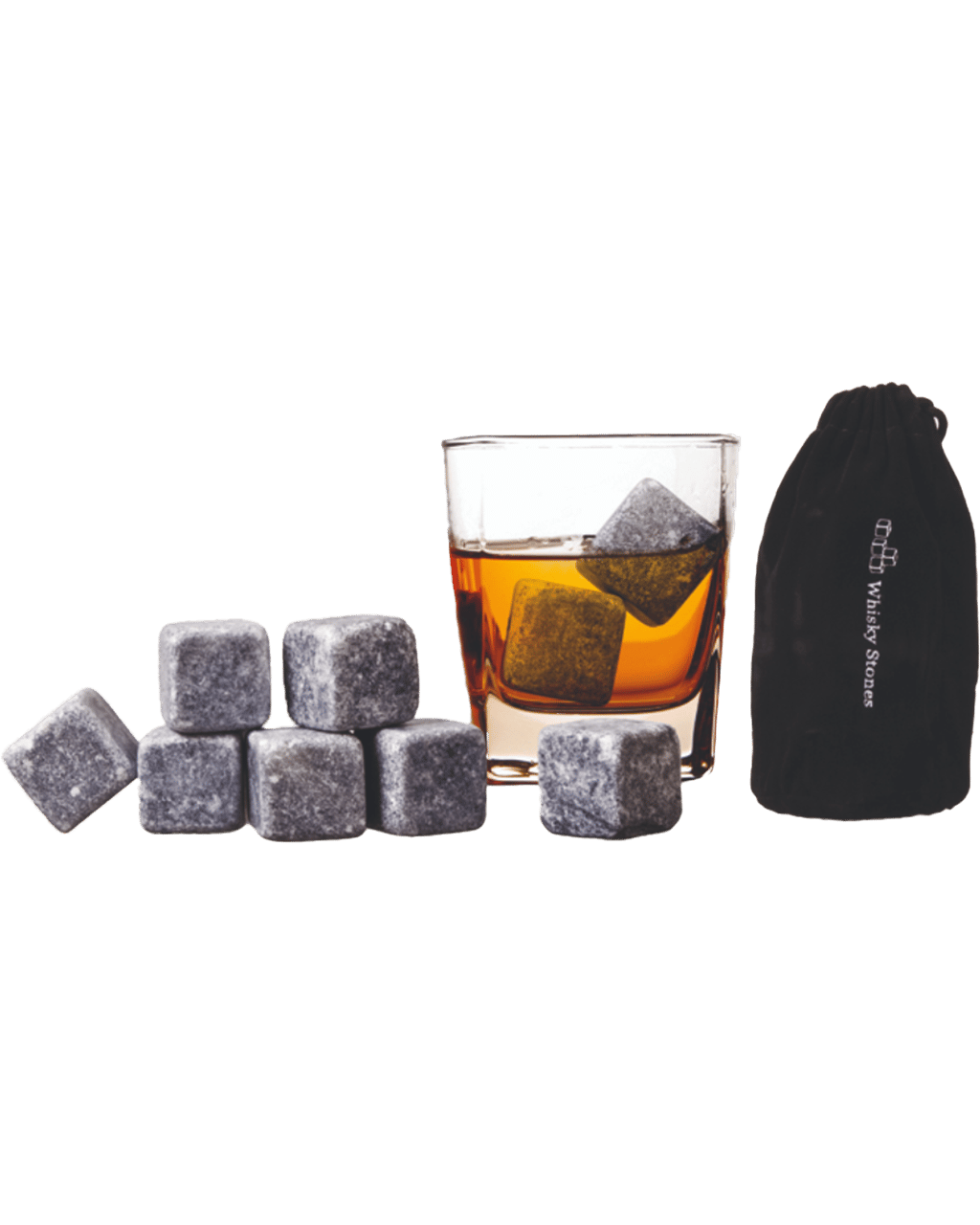 Buy Villa Mondo Whisky Stones Set Of 9 In Velvet Pouch Online @Lowest Price