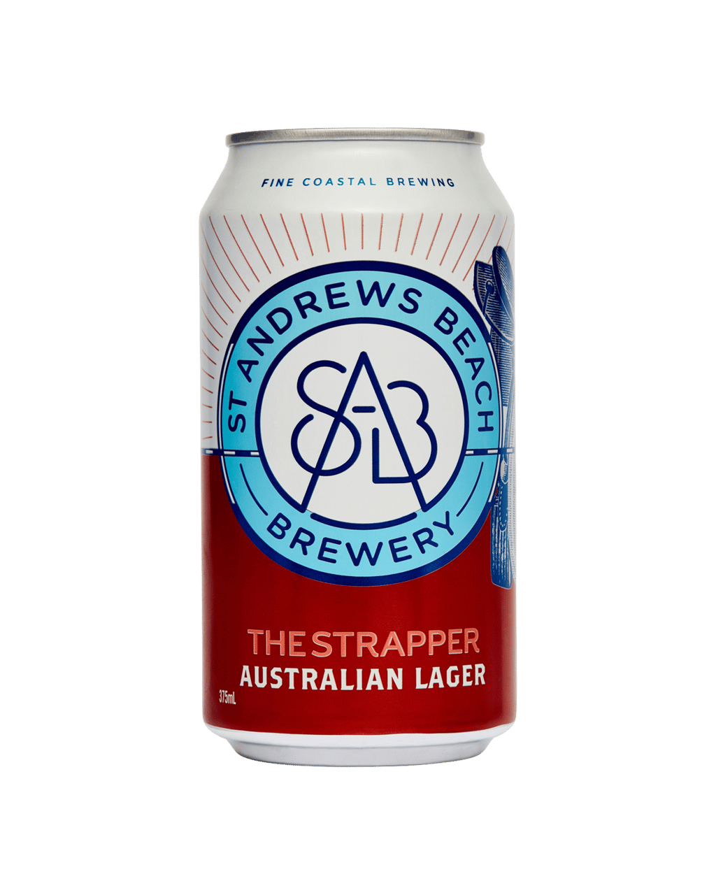 Buy St Andrews Beach Brewery The Strapper Australian Lager 375ml Online ...