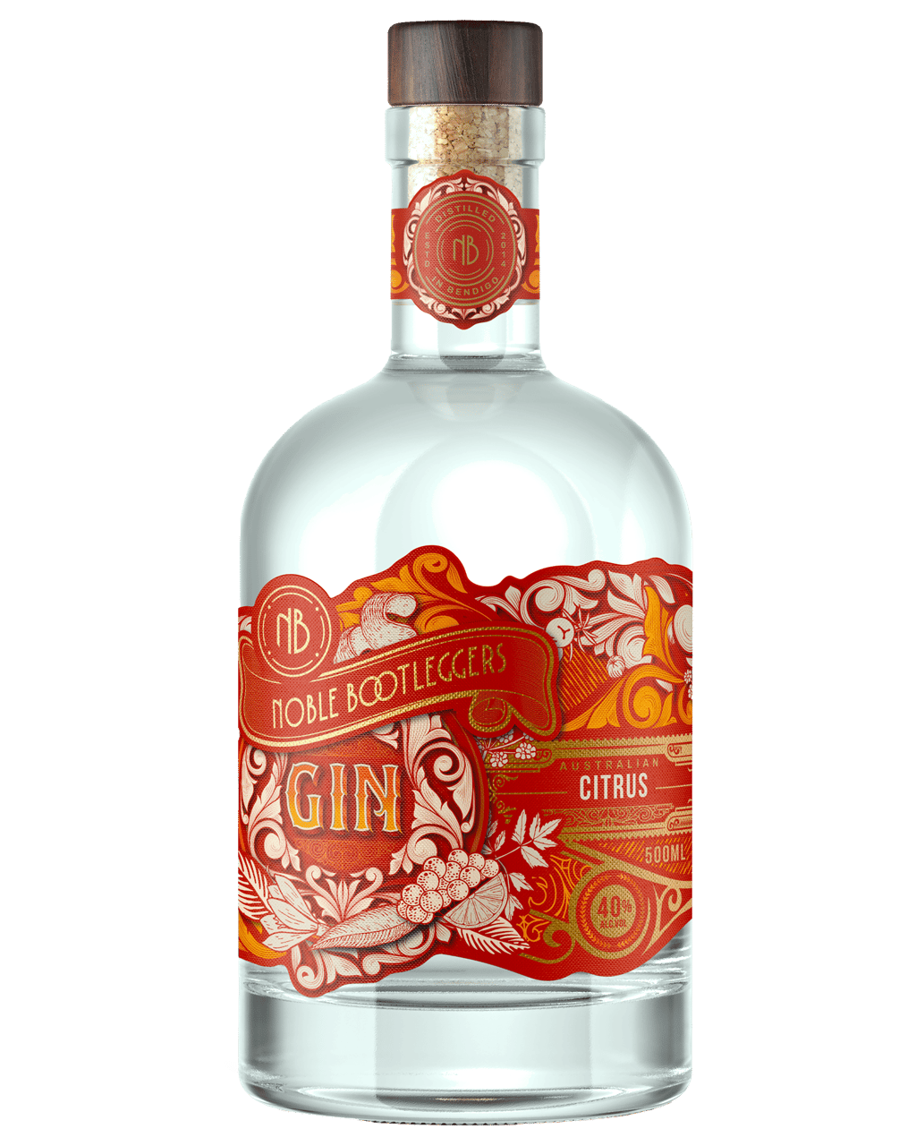 Noble Bootleggers Citrus Gin 500ml (Unbeatable Prices): Buy Online ...