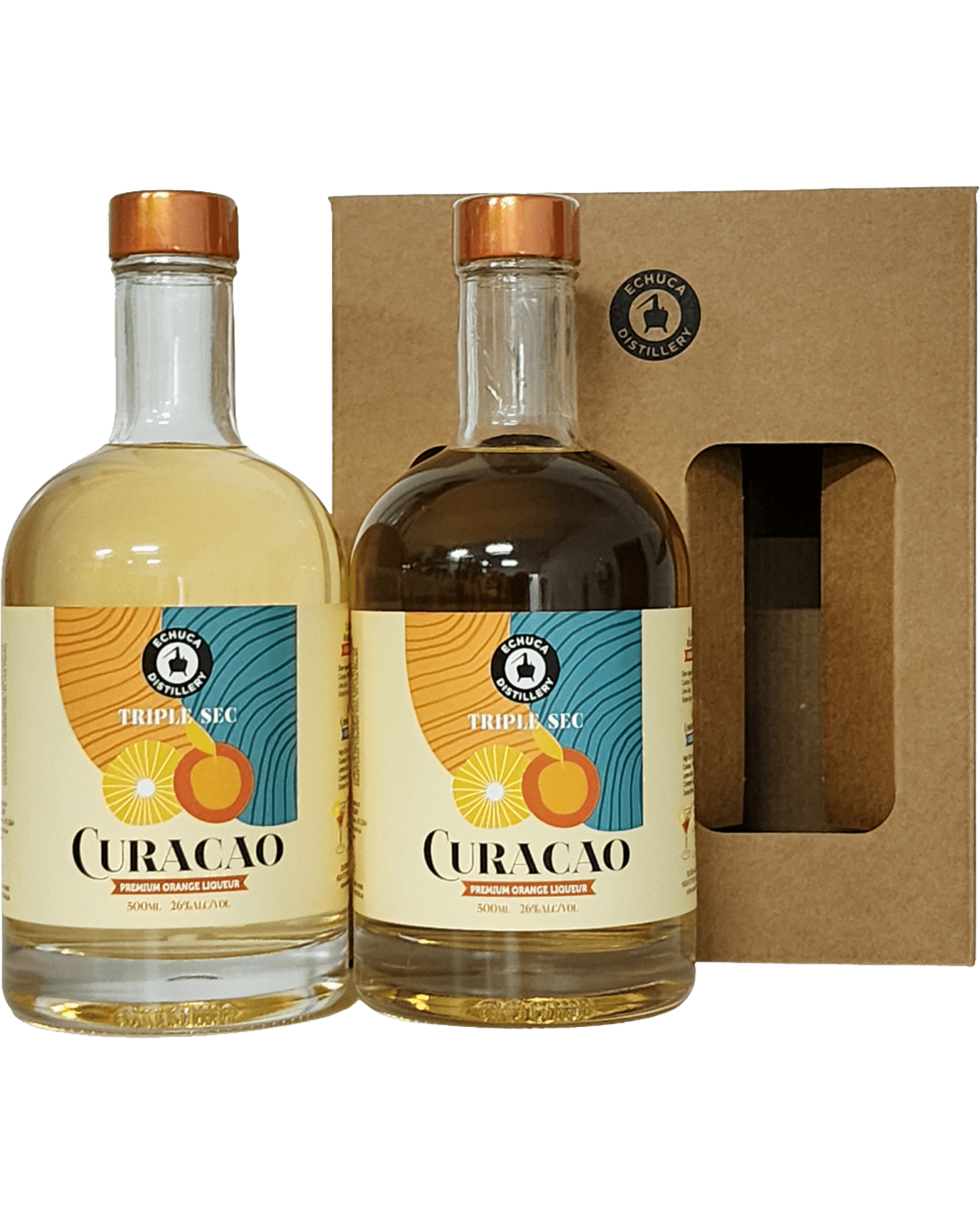 Buy Echuca Distillery Curacao Triple Sec Premium Orange Liqueur 500ml ...