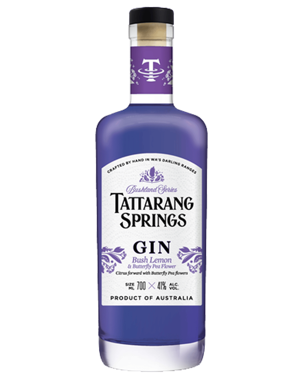 Buy Tattarang Springs Bush Lemon And Butterfly Pea Flower Gin 700ml ...