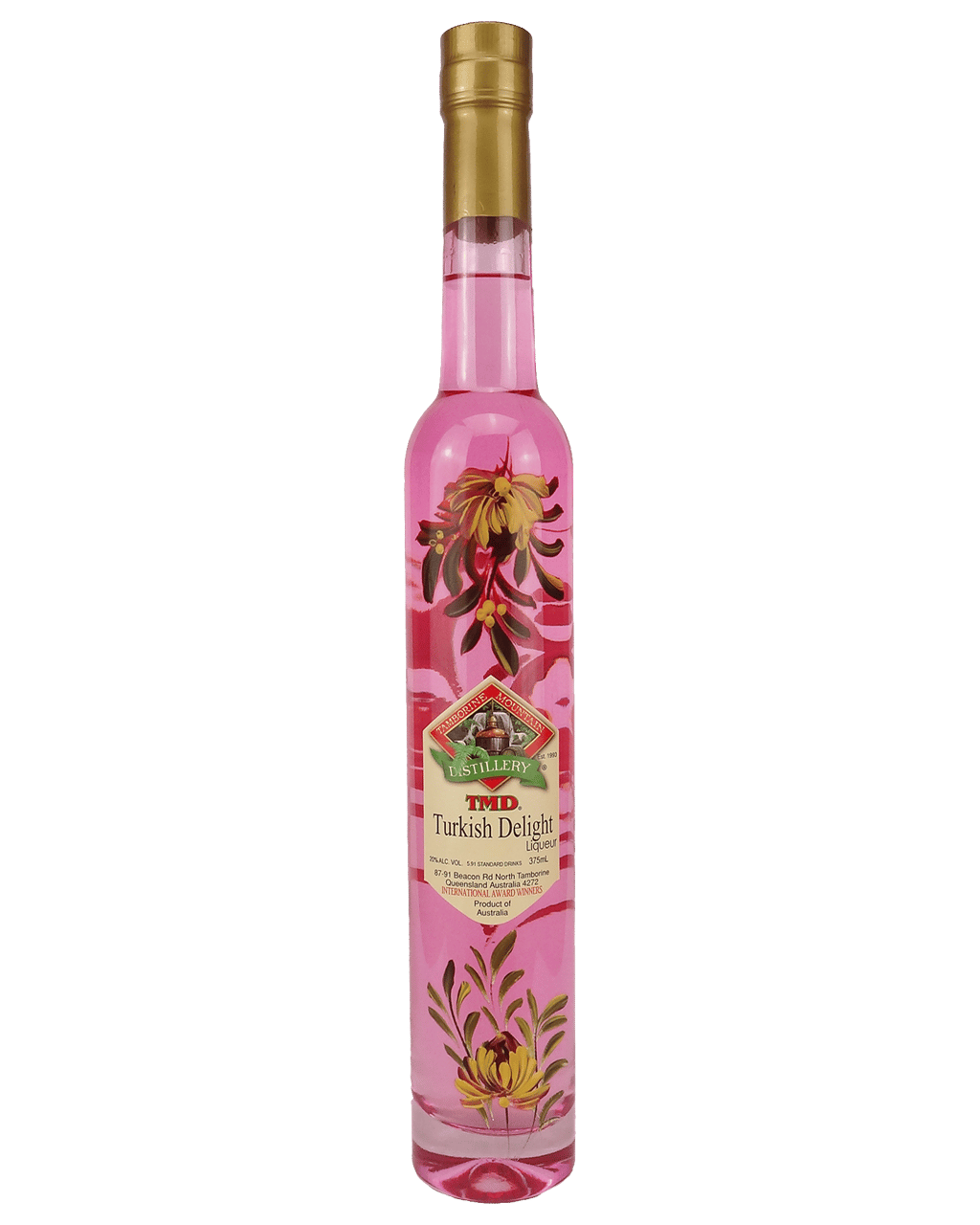 Buy Tamborine Mountain Distillery Turkish Delight Liqueur 375ml Online ...