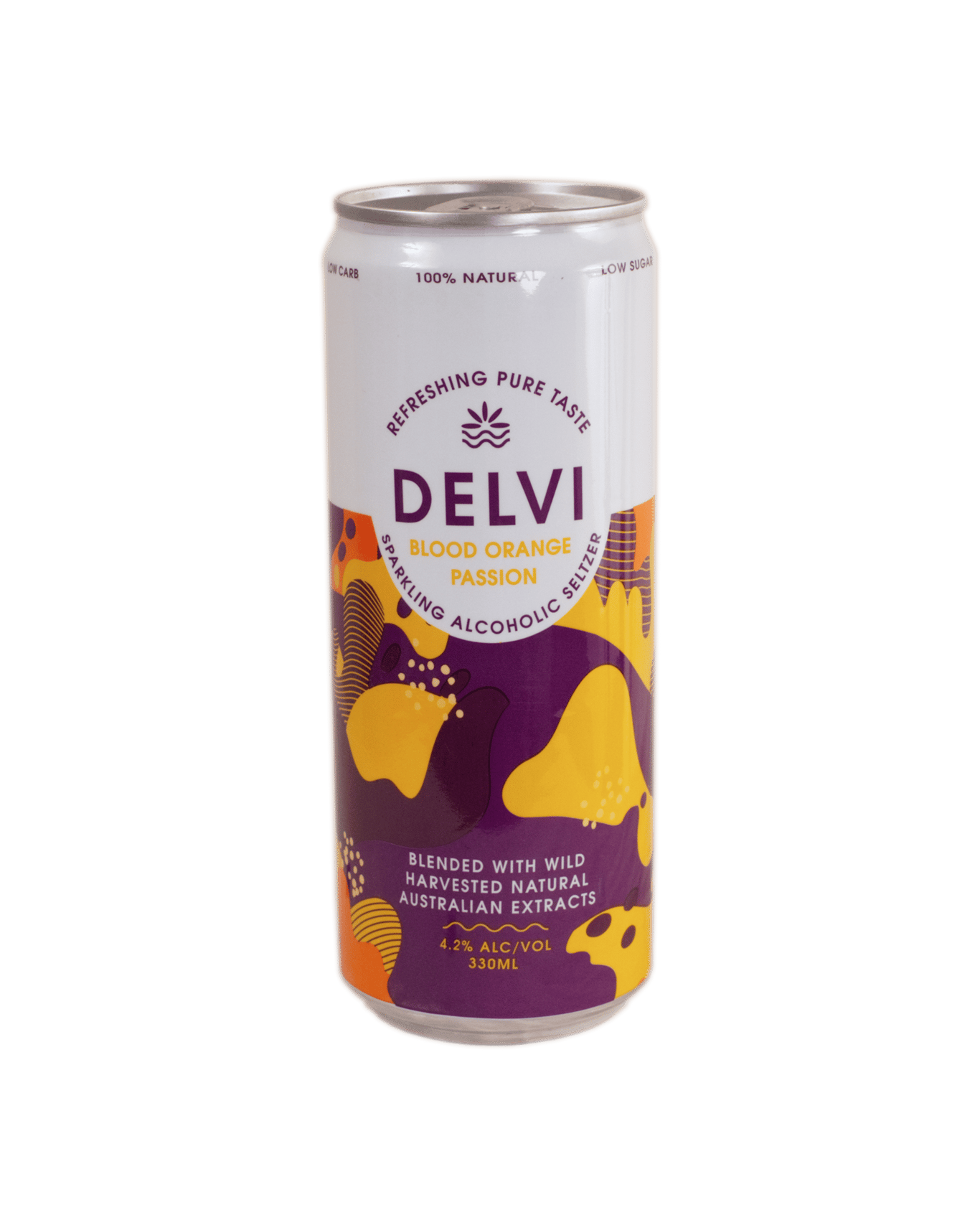 Buy Delvi Sparkling Alcoholic Seltzer Blood Orange Passion 330ml Online ...