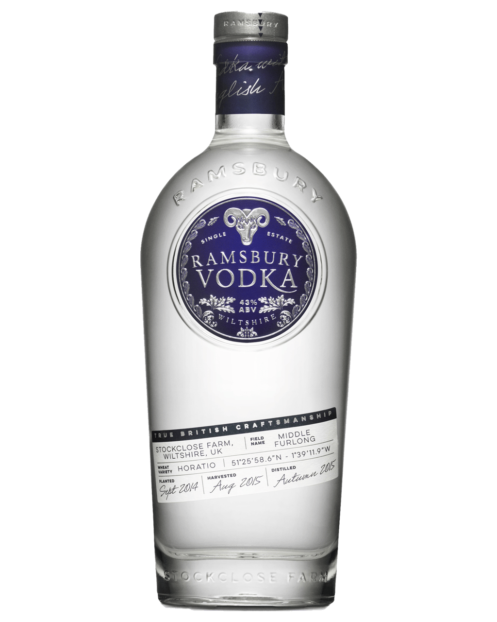 Buy Ramsbury Single Estate Vodka 700ml Online @Lowest Price