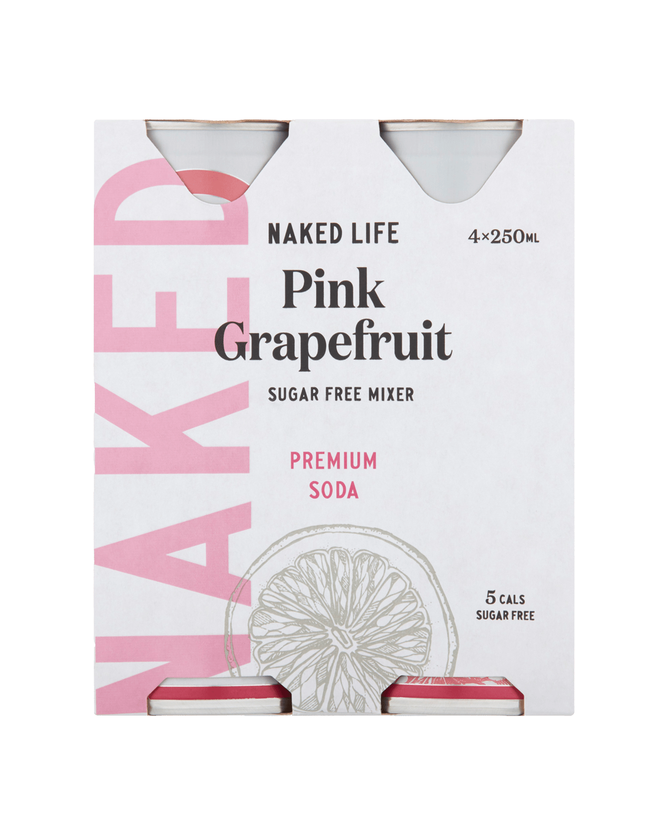 Buy Naked Life Pink Grapefruit Sugar Free Mixer 250ml Online @Lowest Price