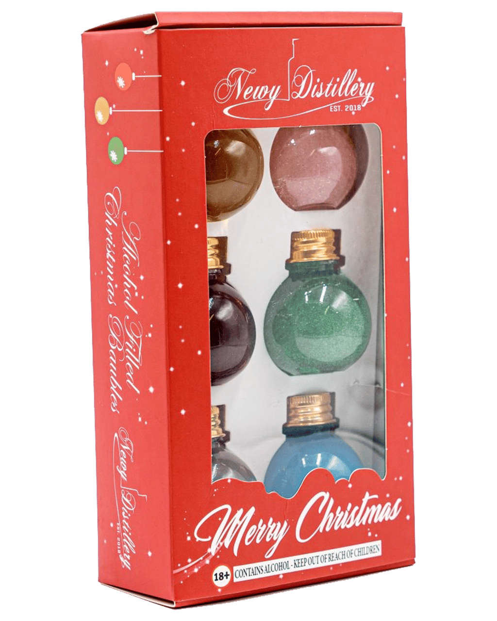 Buy Newy Distillery Christmas Flavoured Vodka Shimmer Baubles Online ...