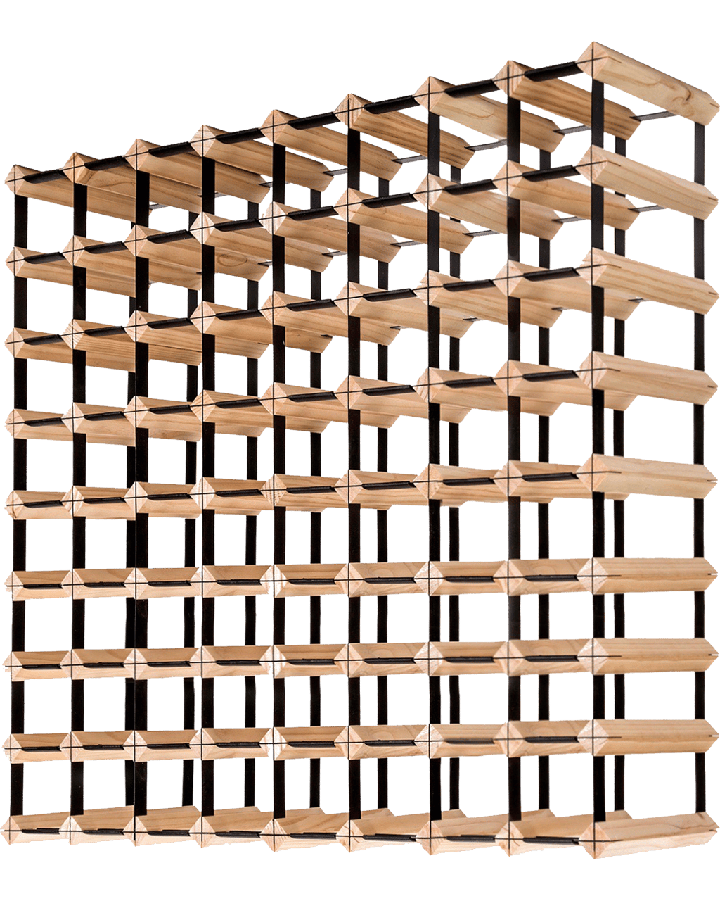 Buy Wine Rack Store 72-bottles Classic Line - Natural Pine Online (Low ...