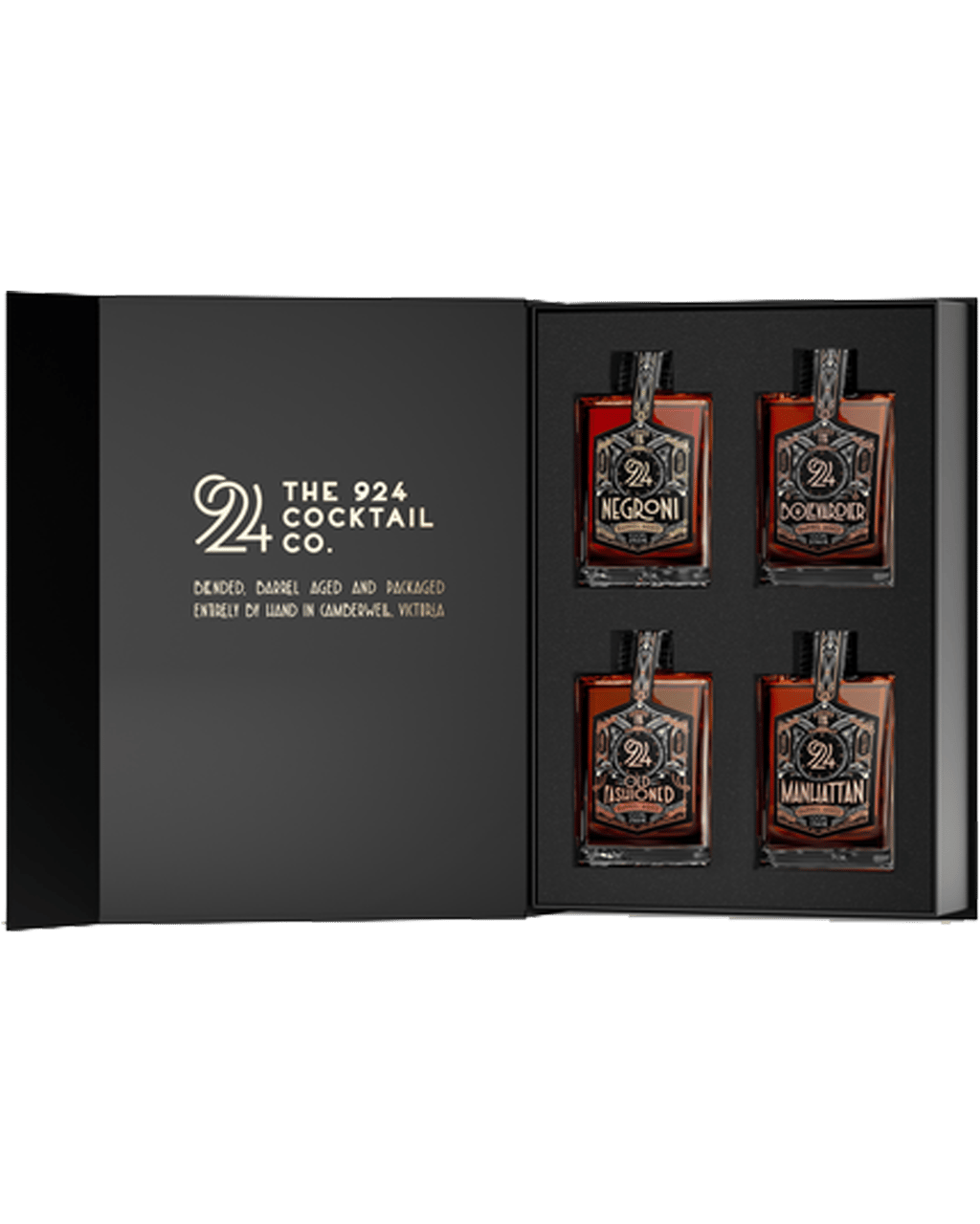 Buy The 924 Cocktail Co Barrel Aged Cocktails Gift Box 400ml Online ...