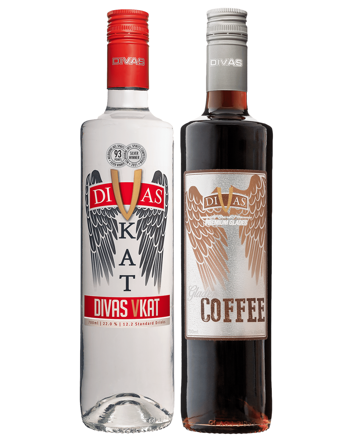 Buy Divas Cocktail Twin Pack – Vkat Original + Glades Coffee 700ml ...