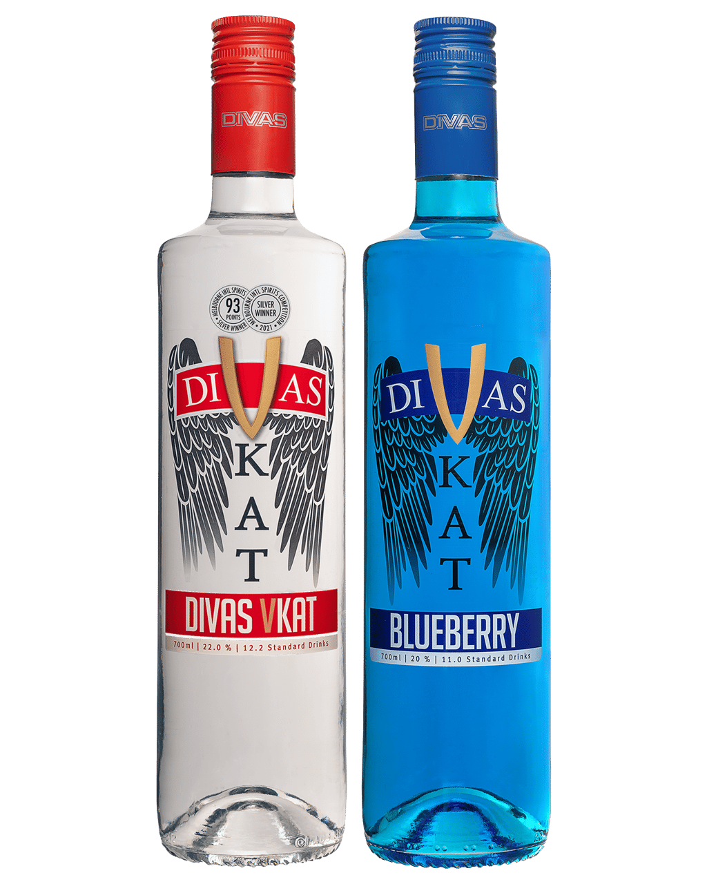 Buy Divas Cocktail Twin Pack – Vkat Original + Blueberry 700ml Online ...