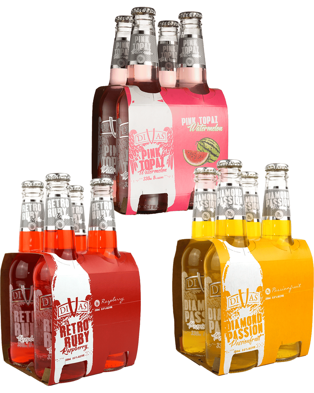 Buy Divas Gems Mixed 12 Pack 330ml Online @Lowest Price
