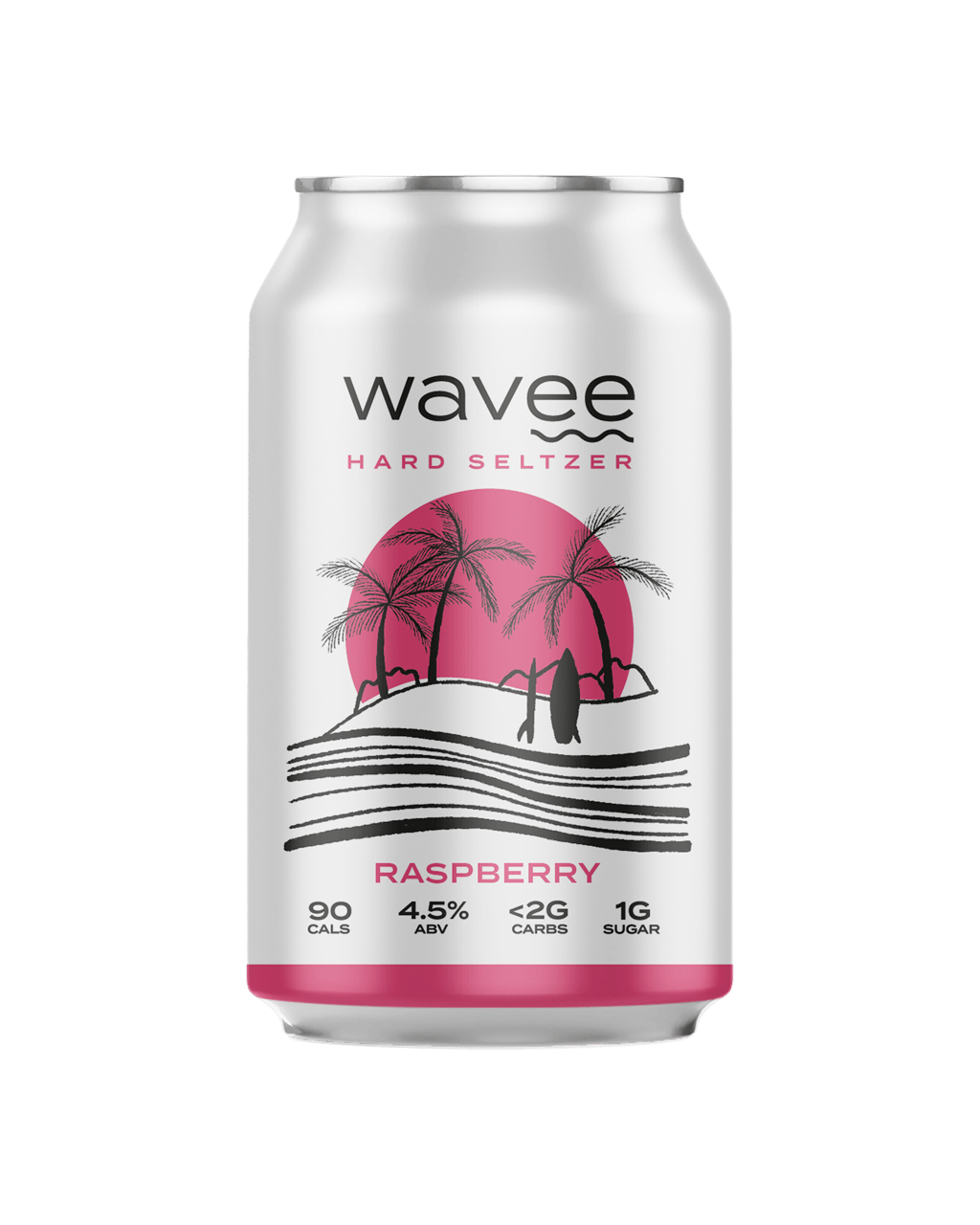 Wavee Hard Seltzer Raspberry Cans 330ml (Unbeatable Prices): Buy Online ...
