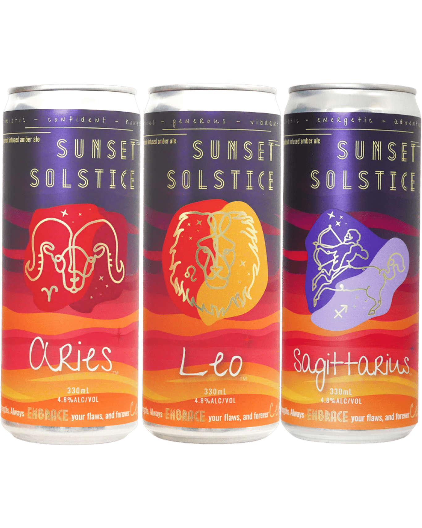 Buy Interstellar Beverages Sunset Solstice Amber Ale Constellation Pack ...