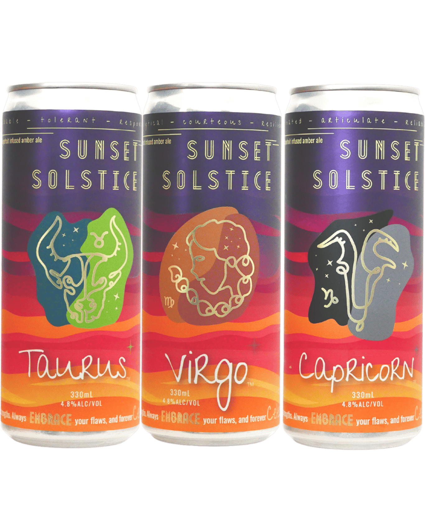 Buy Interstellar Beverages Sunset Solstice Amber Ale Constellation Pack ...