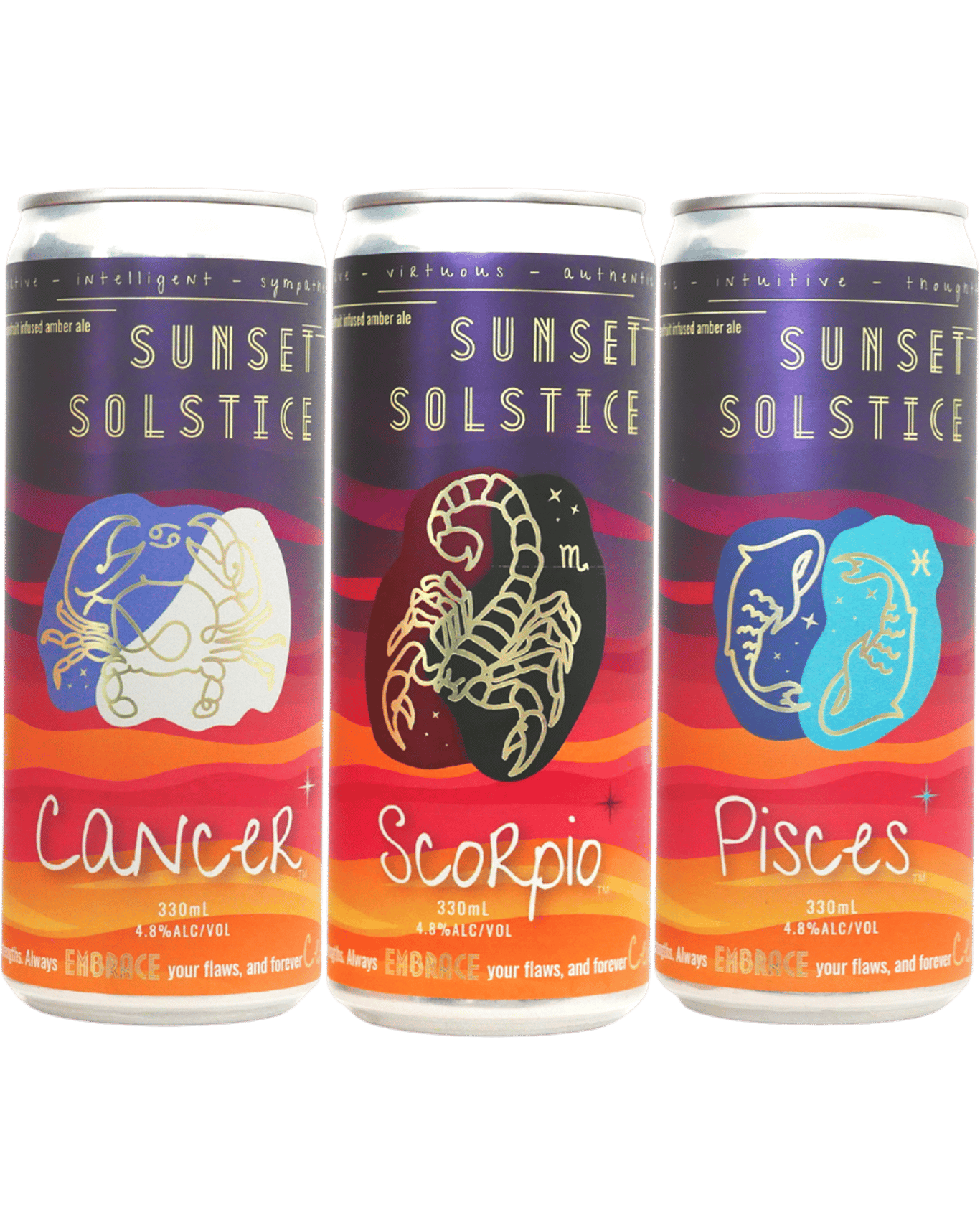 Buy Interstellar Beverages Sunset Solstice Amber Ale Constellation Pack ...
