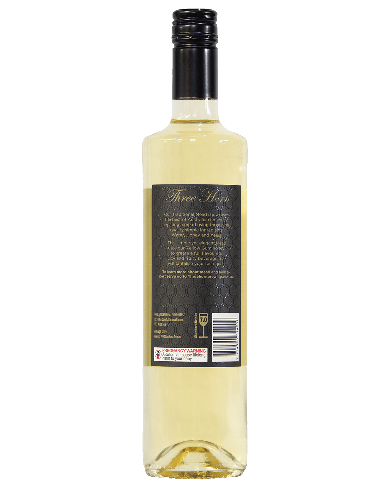 Three Horn Traditional Mead 2021 700ml (Unbeatable Prices): Buy Online ...