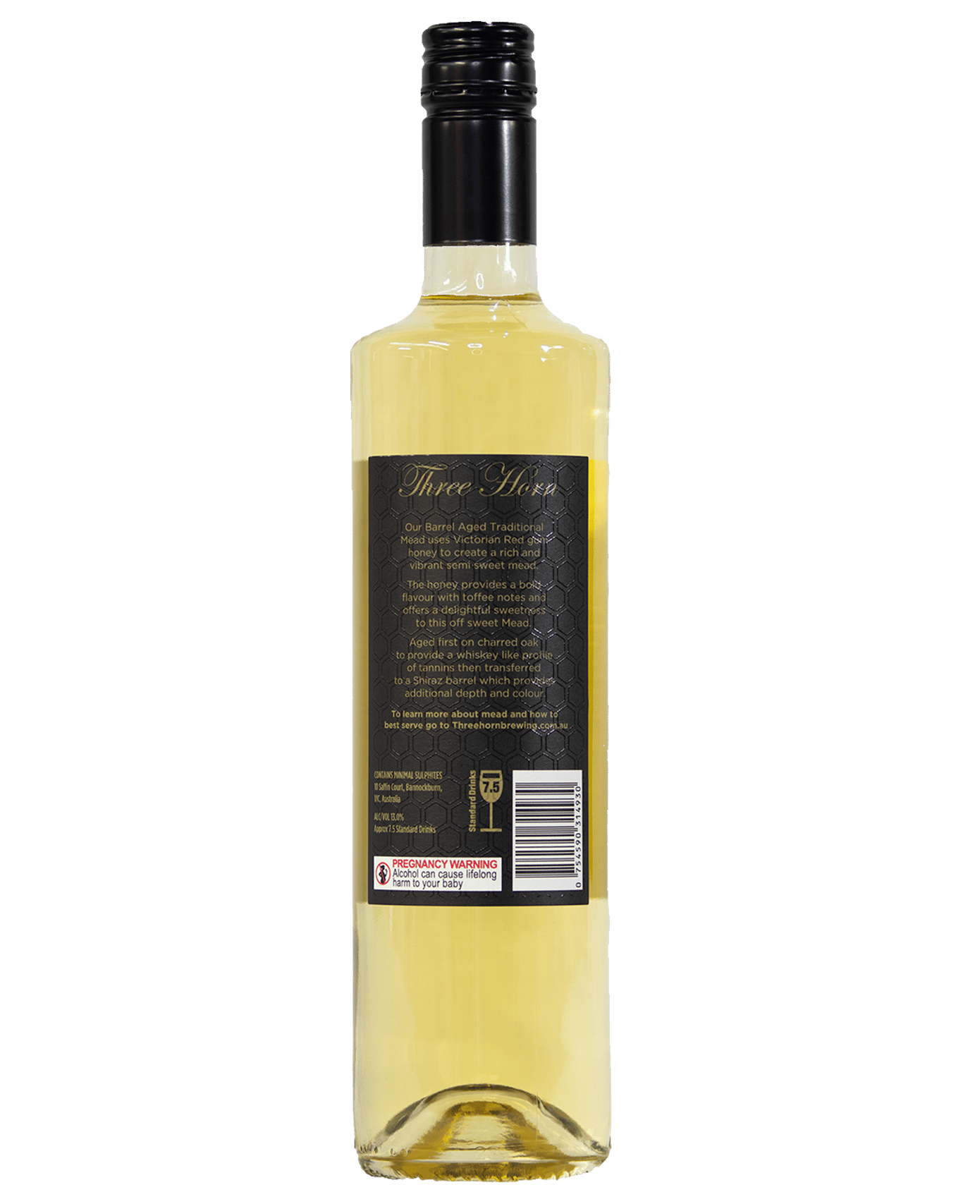 Buy Three Horn Barrel Aged Traditional Mead 2021 700ml Online @Lowest Price