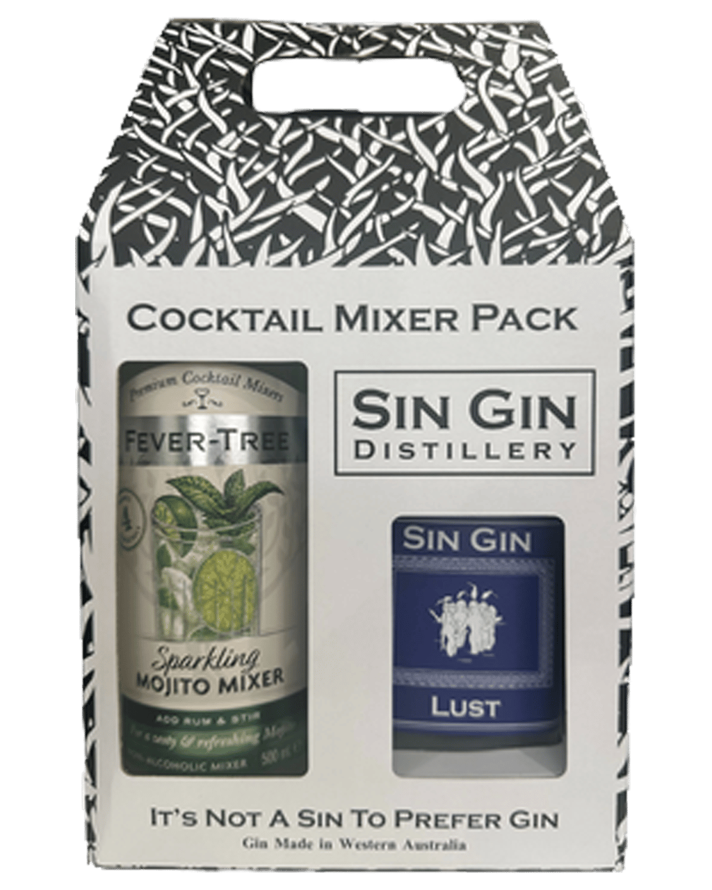 Buy Sin Gin Distillery Cocktail Mixer Pack: Sin Gin Lust And Fever Tree ...