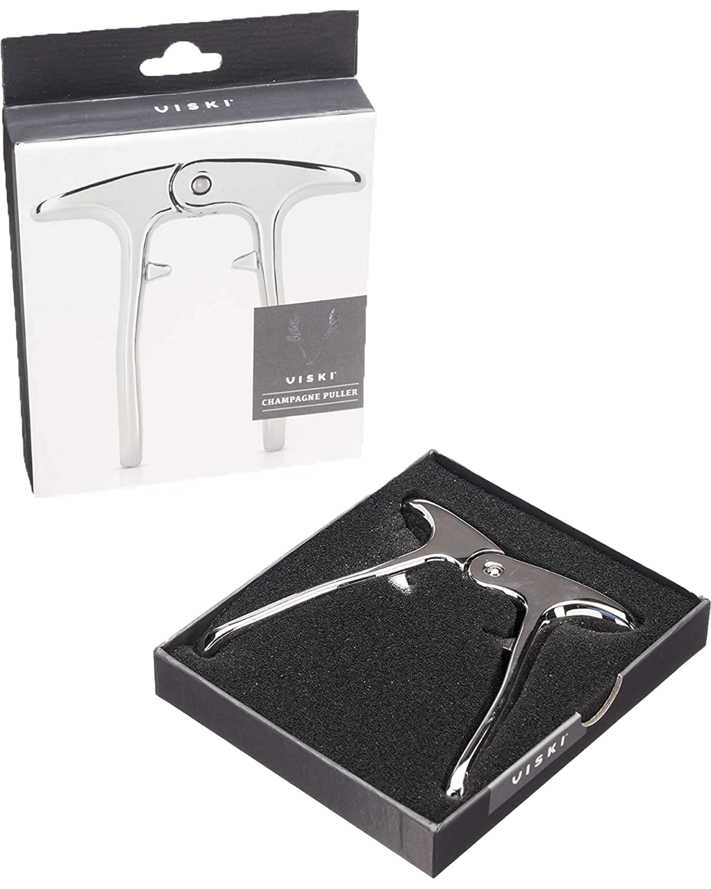 Viski Silver Champagne Puller - Boozy