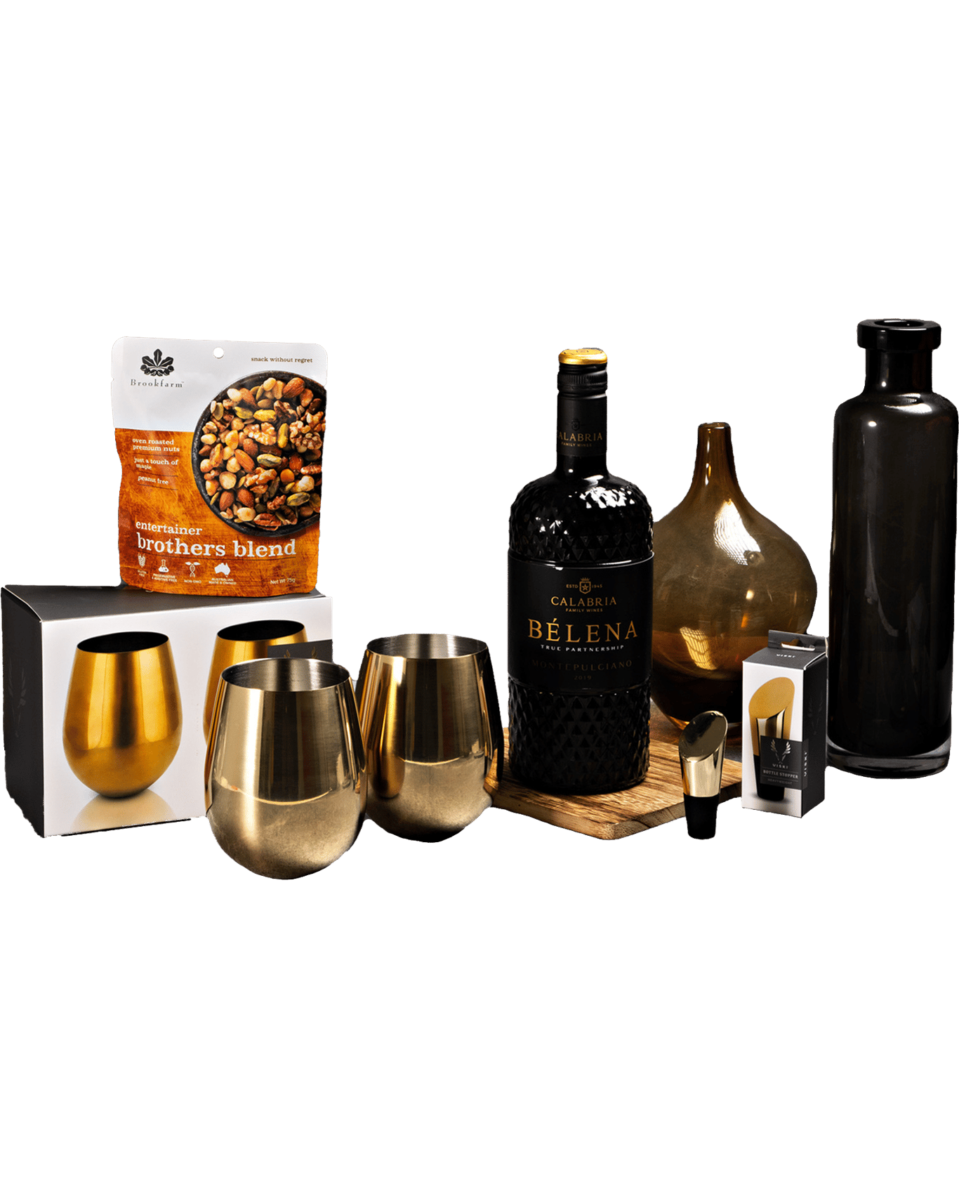 Buy Nala Hampers Red Wine & Gold Gift Hamper Online @Lowest Price
