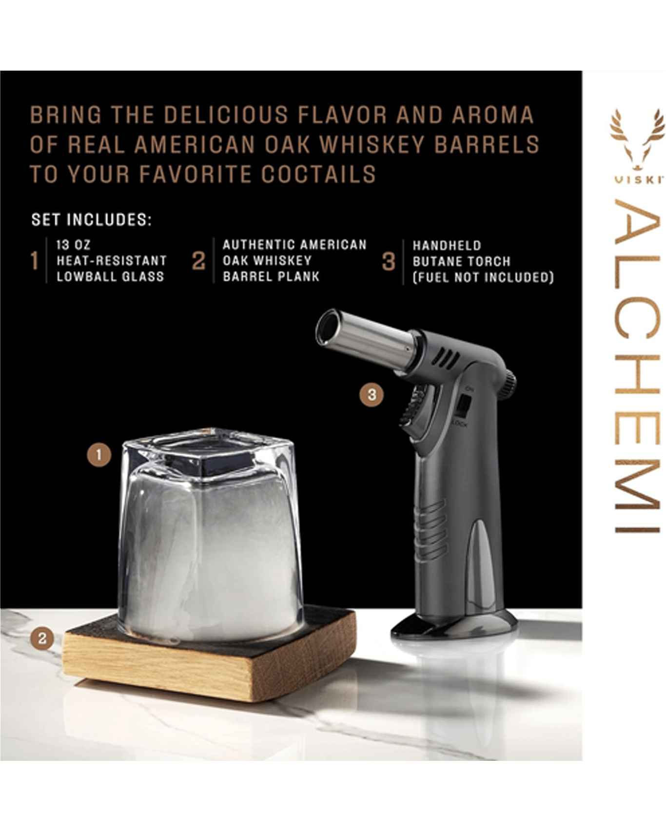 Buy Viski Alchemi Single Serve Smoker Kit By Viski Online @Lowest Price