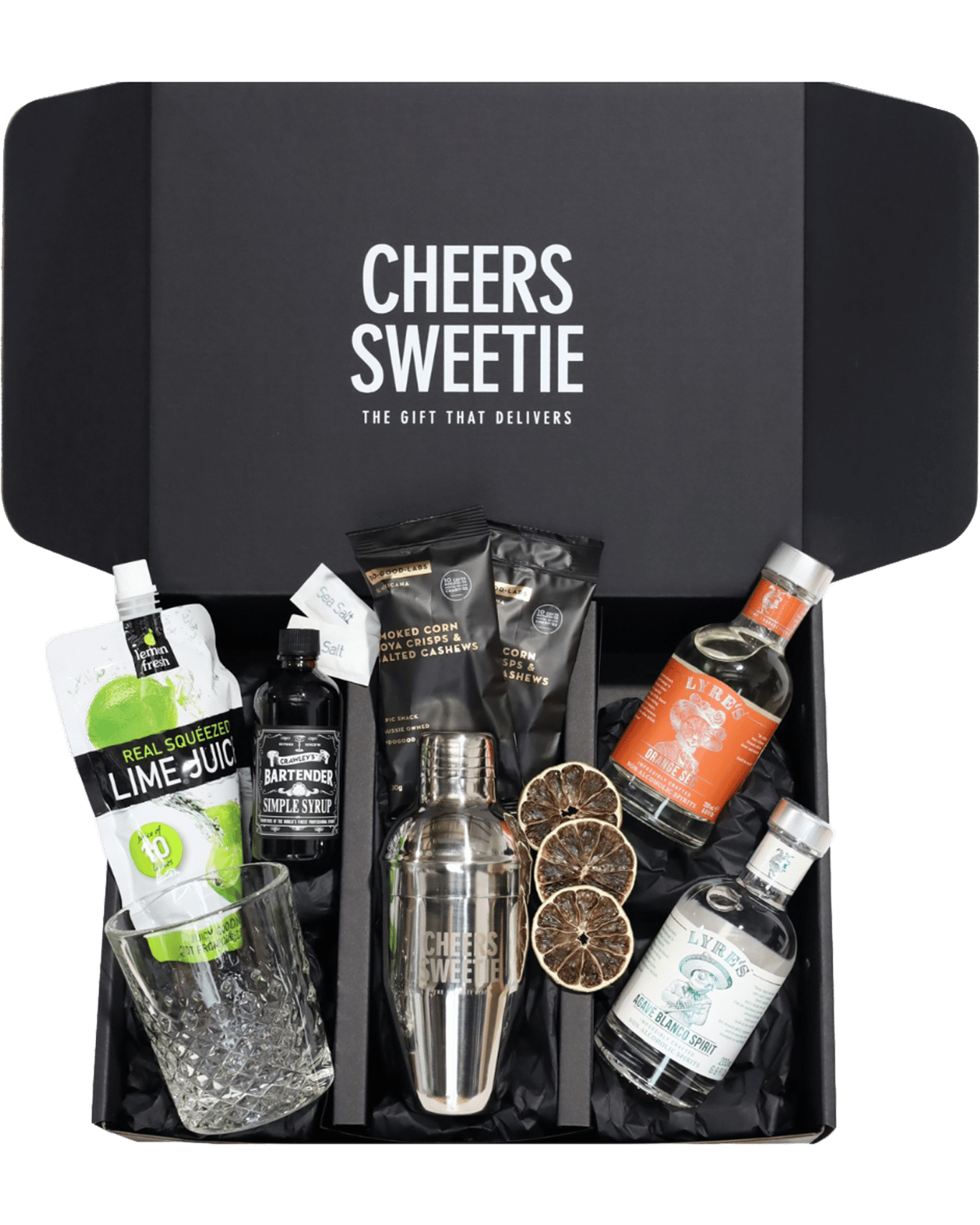 Buy Cheers Sweetie Lyre's Margarita Cocktail Kit Gift Box - Alcohol ...