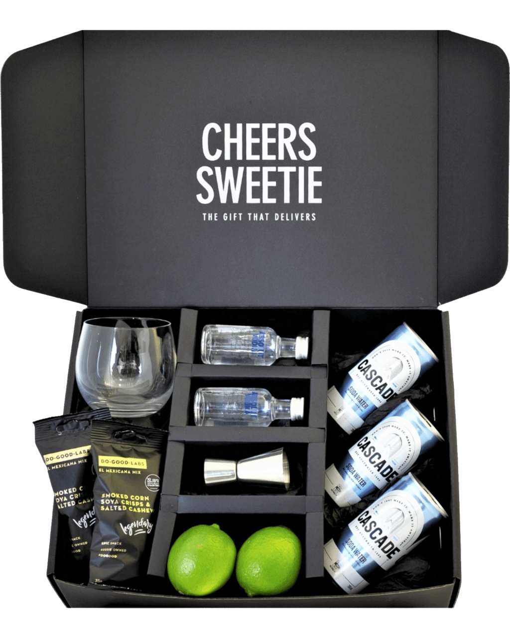 Buy Cheers Sweetie Vodka, Lime & Soda Kit Gift Box Online @Lowest Price