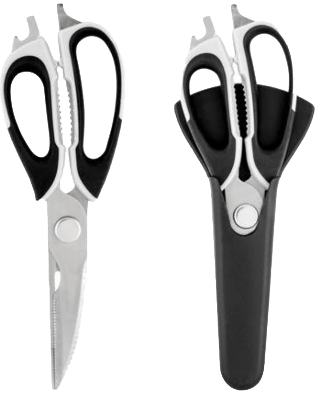 Buy Br Home 7 In 1 Multi Purpose Kitchen Super Scissors W/ Magnetic ...