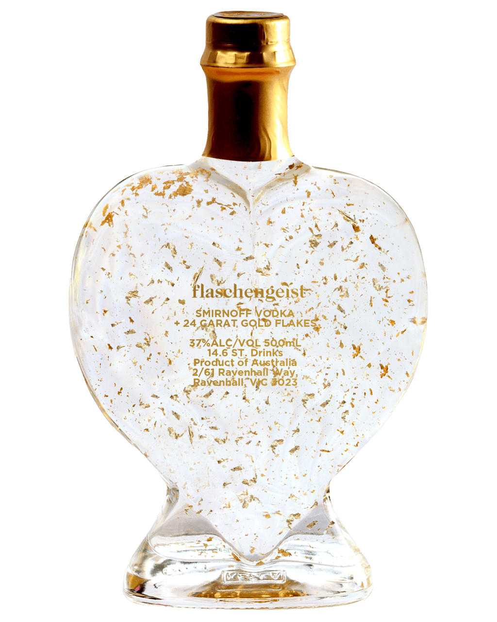 Buy Flaschengeist Love Heart Bottle Smirnoff Red Label Vodka With 24 ...