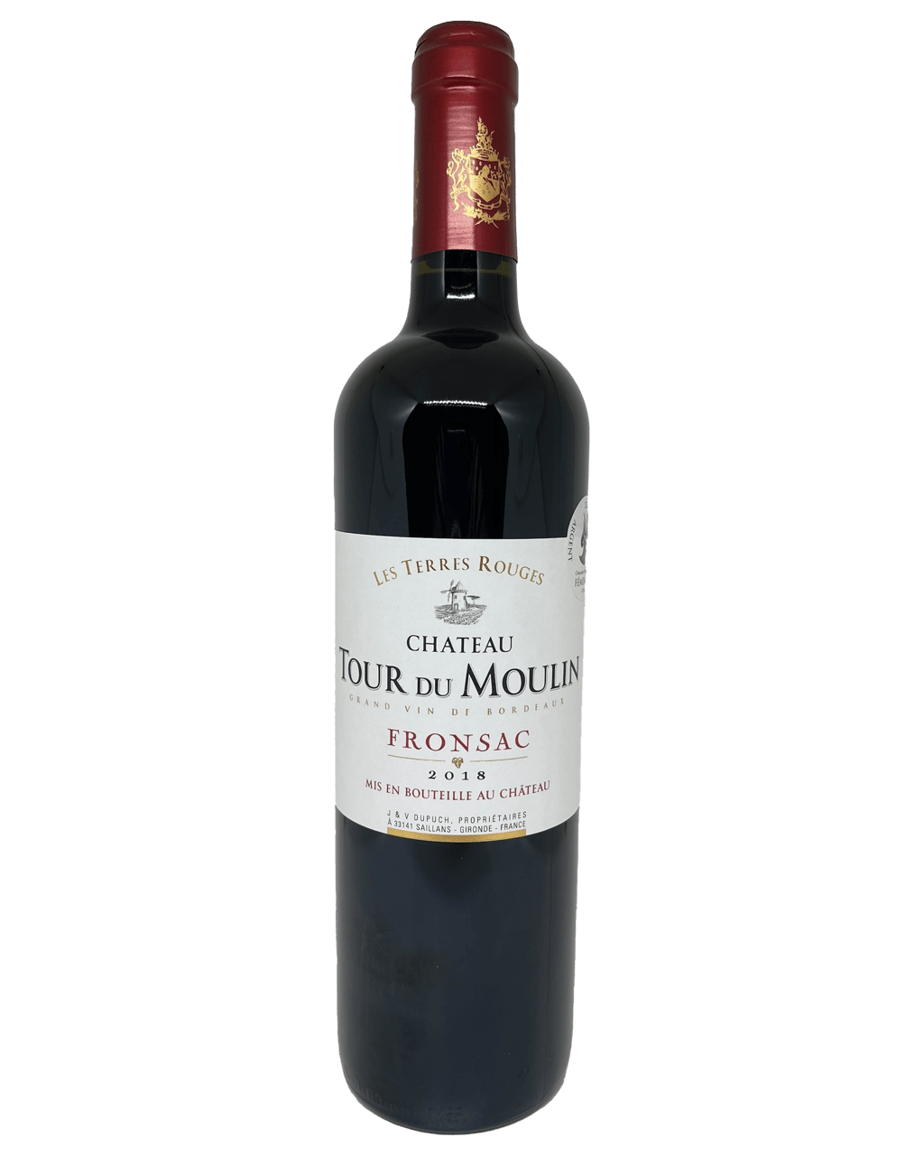 Buy Château Tour Du Moulin Les Terres Rouges Fronsac 2018 Online ...