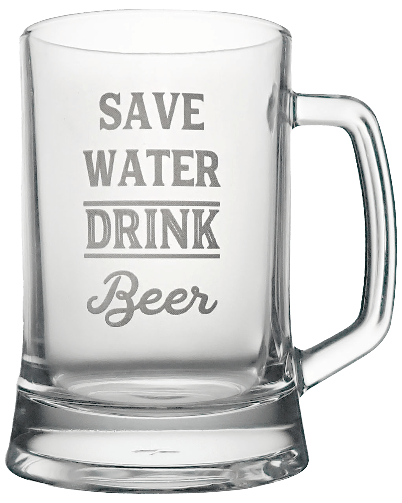 Buy Personalised Favours Premium Beer Tankard Glass Gift Boxed 500ml ...