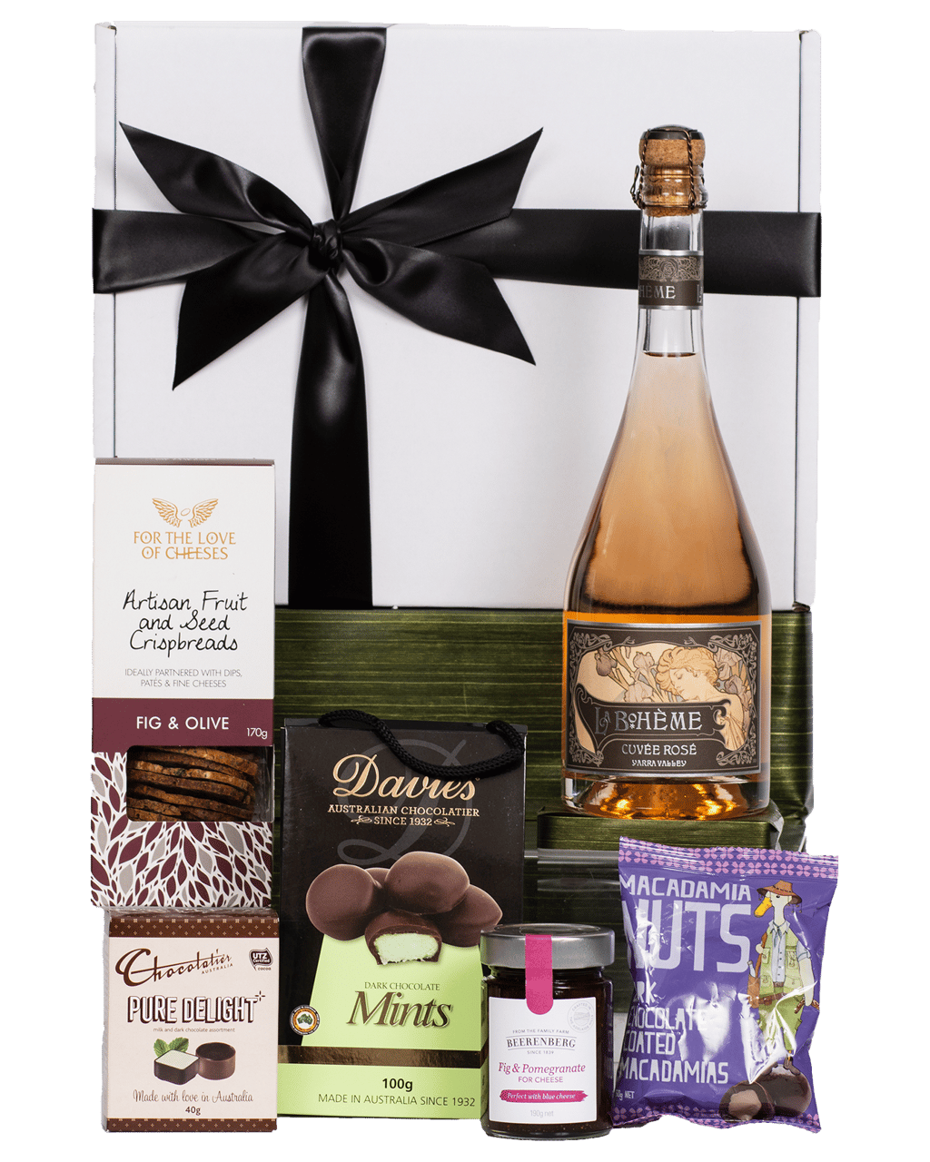 Buy Hamper World Gift Hamper La Boheme Cuvee Rose Gift Box Online (Low ...
