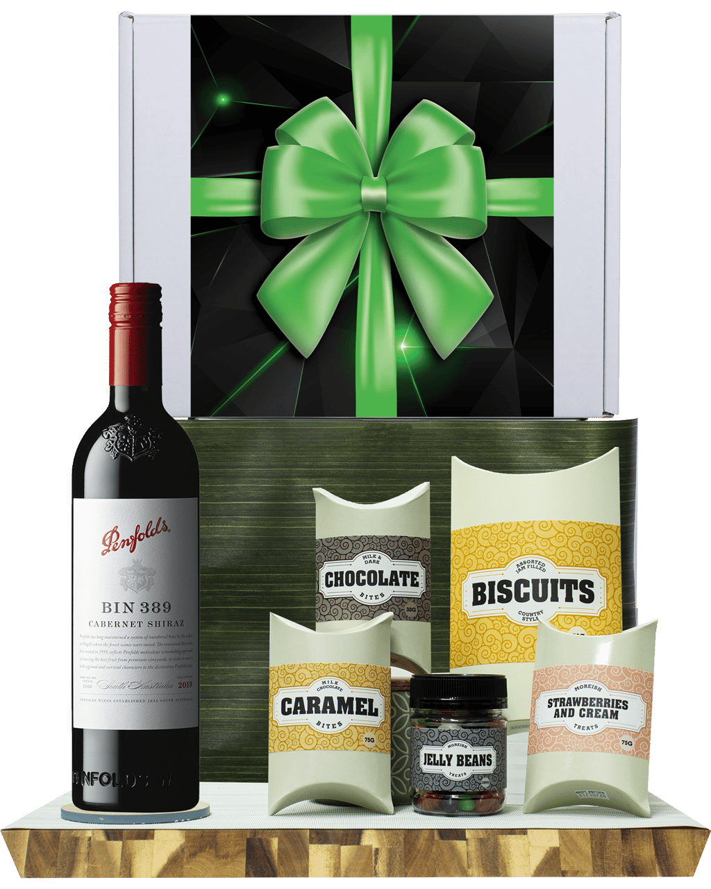 Buy Hamper World Penfolds Bin 389 Cabernet Shiraz Gourmet Hamper Online ...