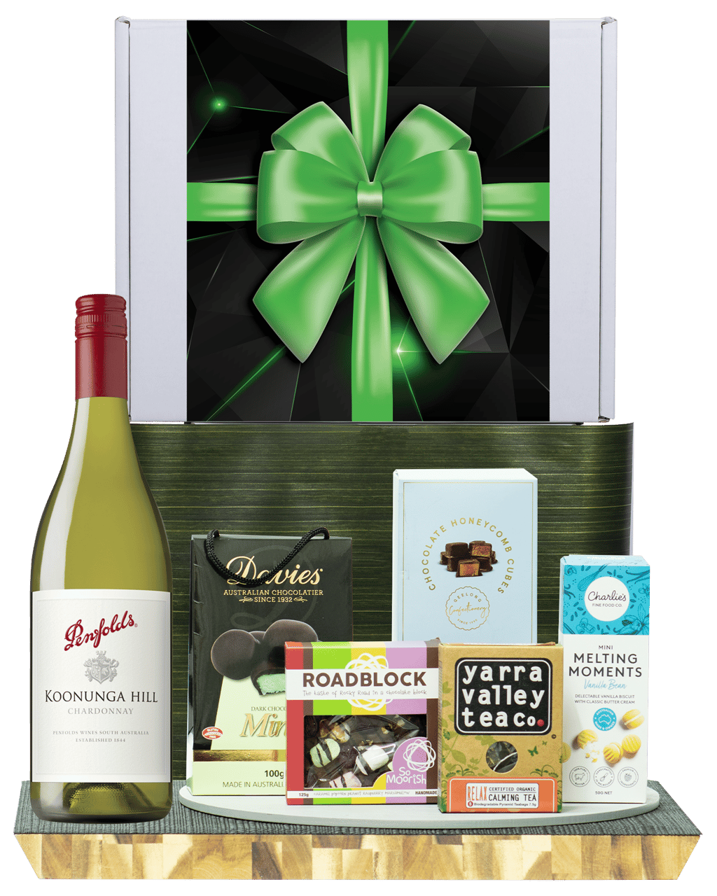 Buy Hamper World Penfolds Koonunga Hill Chardonnay Gourmet Hamper ...