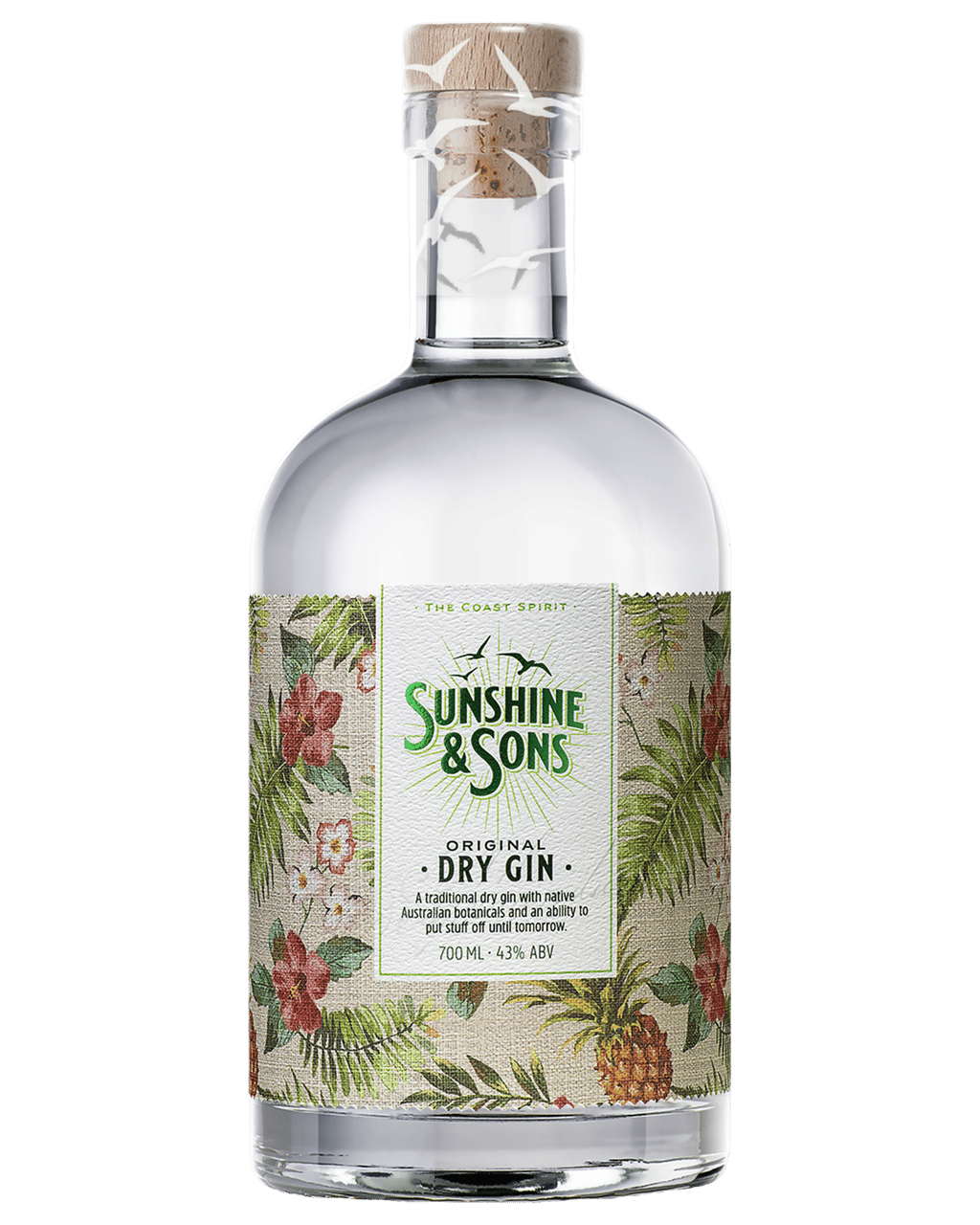 Buy Sunshine & Sons Original Dry Gin 700ml Online @Lowest Price