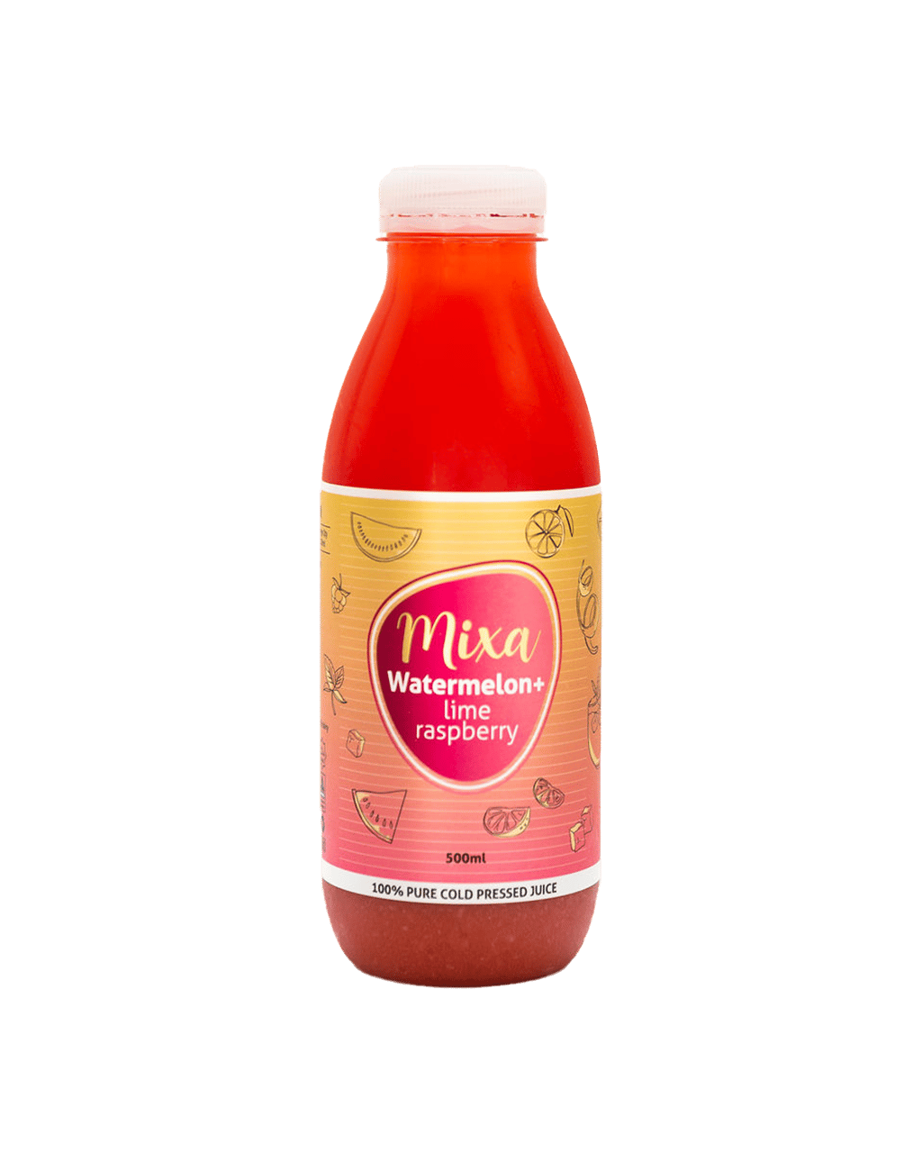 Nectar Cold Pressed Mixa Watermelon Lime Raspberry 6 X 500mL - Boozy